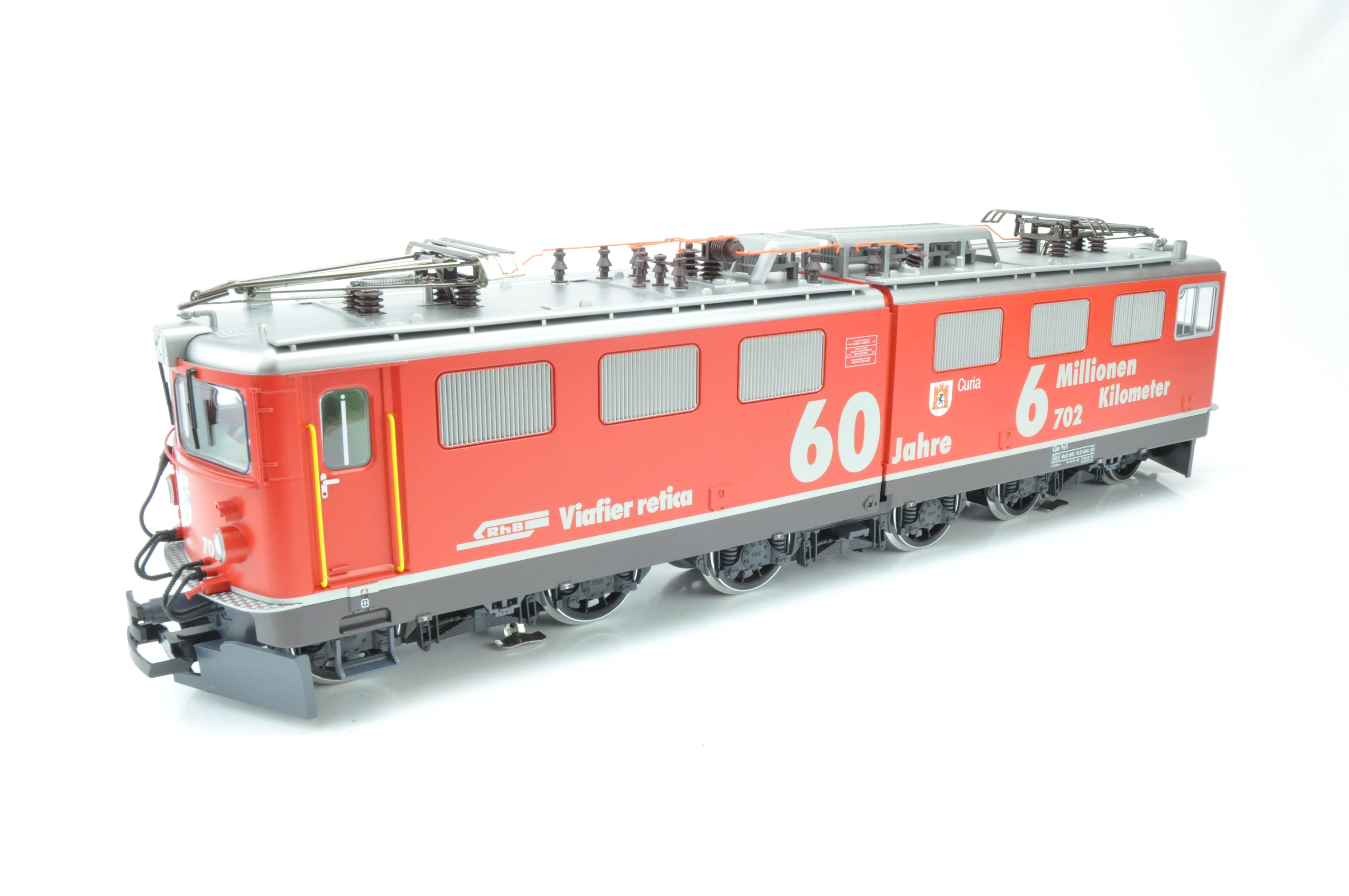 LGB G Gauge 22061 RhB Red Class Ge 6/6 II Electric Locomotive - DCC So