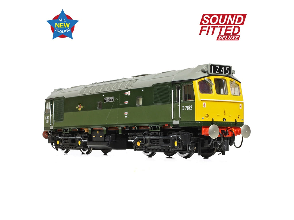 Bachmann OO Gauge 32-334SFX DCC SOUND Class 25/3 D7672 'Tamworth Castl