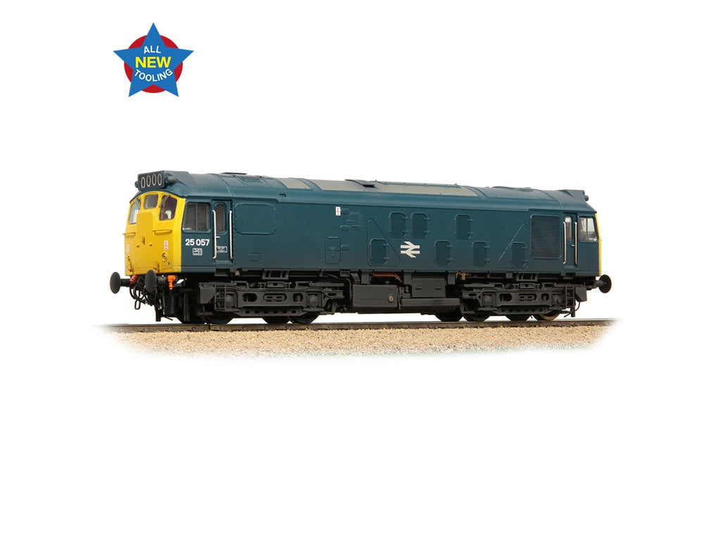 Bachmann OO Gauge 32-340 Class 25/1 25057 BR Blue [W]