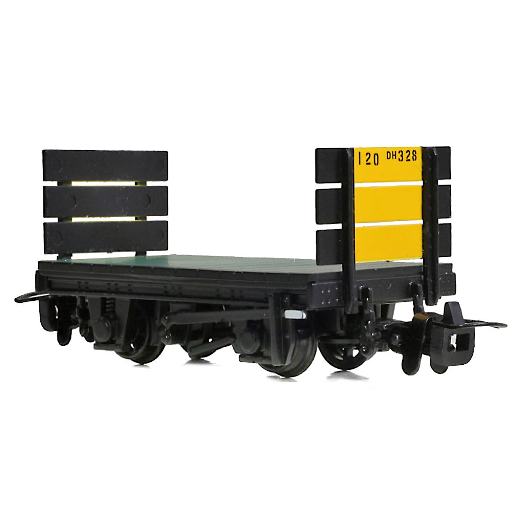 Bachmann OO9 Gauge 393-178 RNAD Flat Wagon with 3-Plank Ends