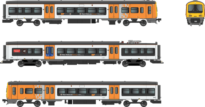 Dapol 4D-323-005 Class 323 323241 West Midlands Trains