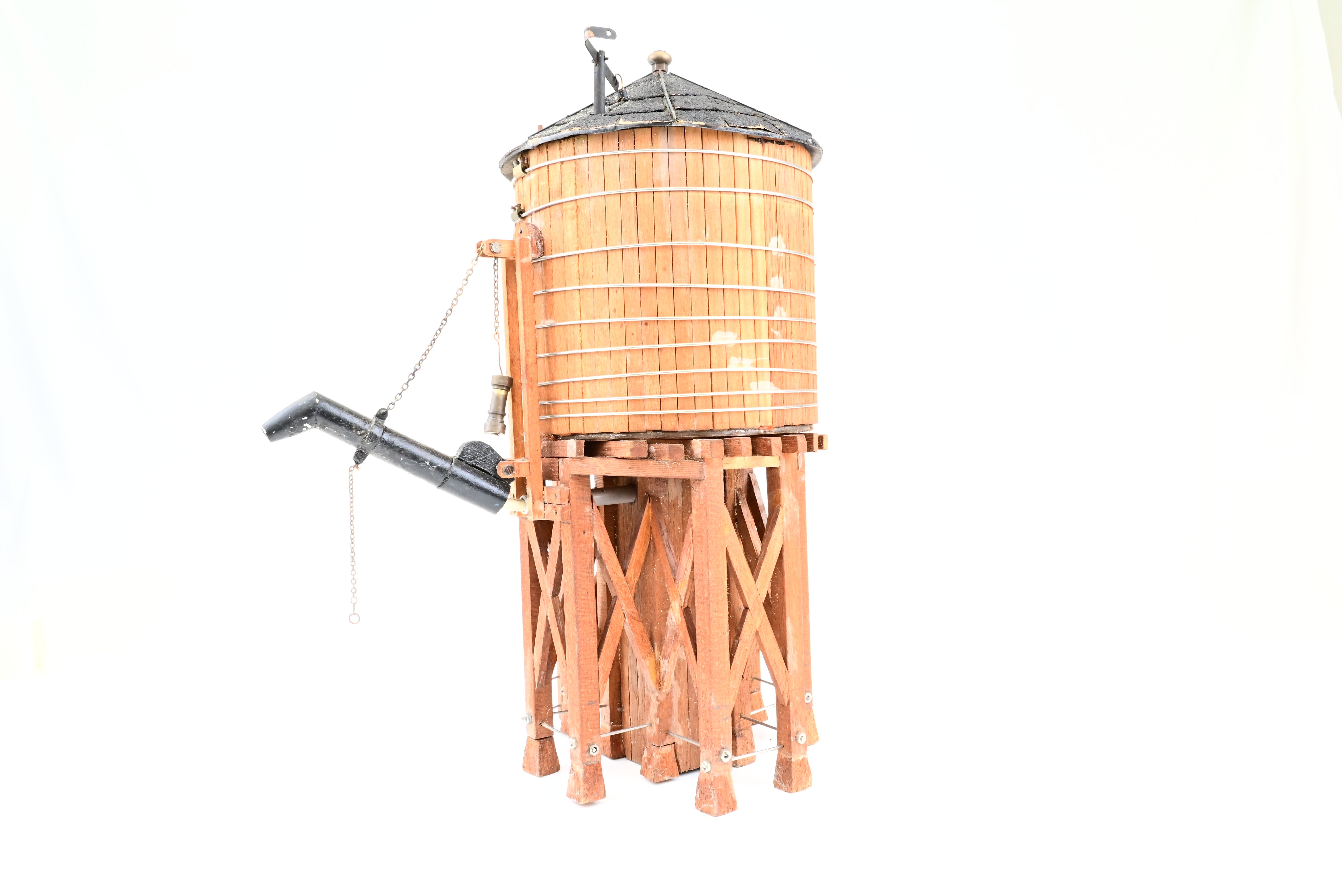 Scratch Built G Gauge Brown Water Tower