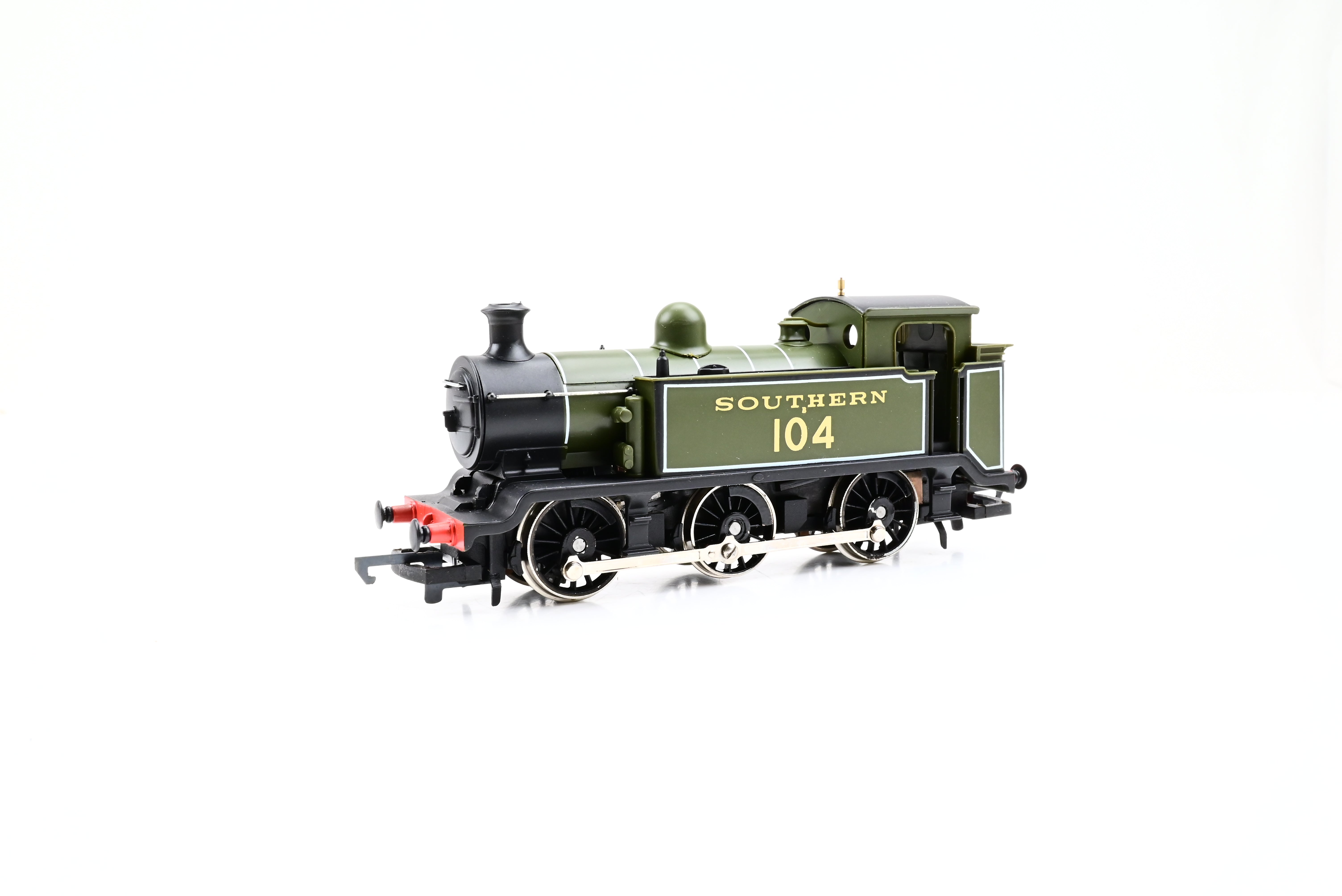 Hornby OO Gauge R261 SR Class E2 0-6-0T Lined Green '104' - Boxed