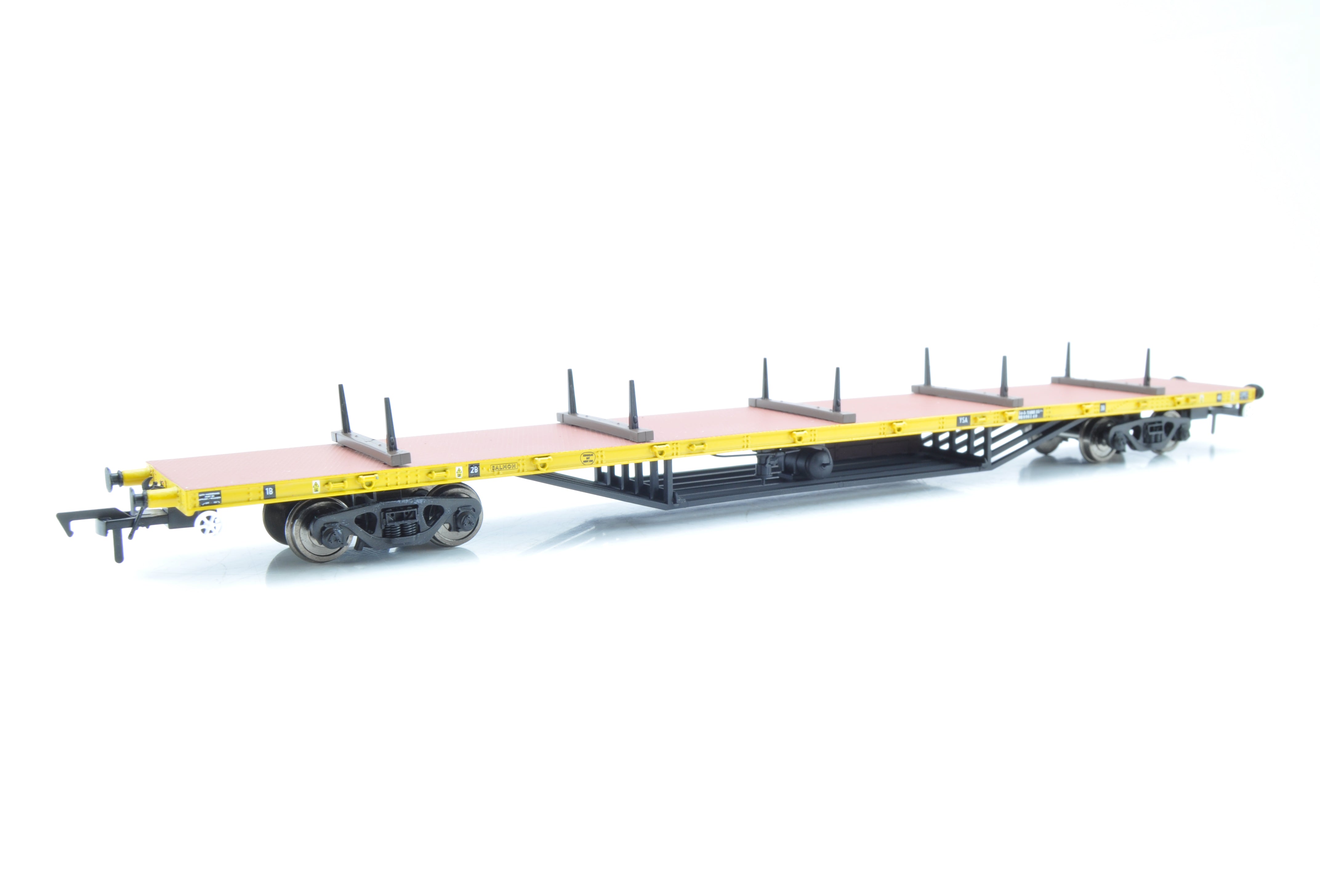 Flangeway 4mm OO Gauge SA012 Engineers Yellow Salmon Wagon w/Modern AS