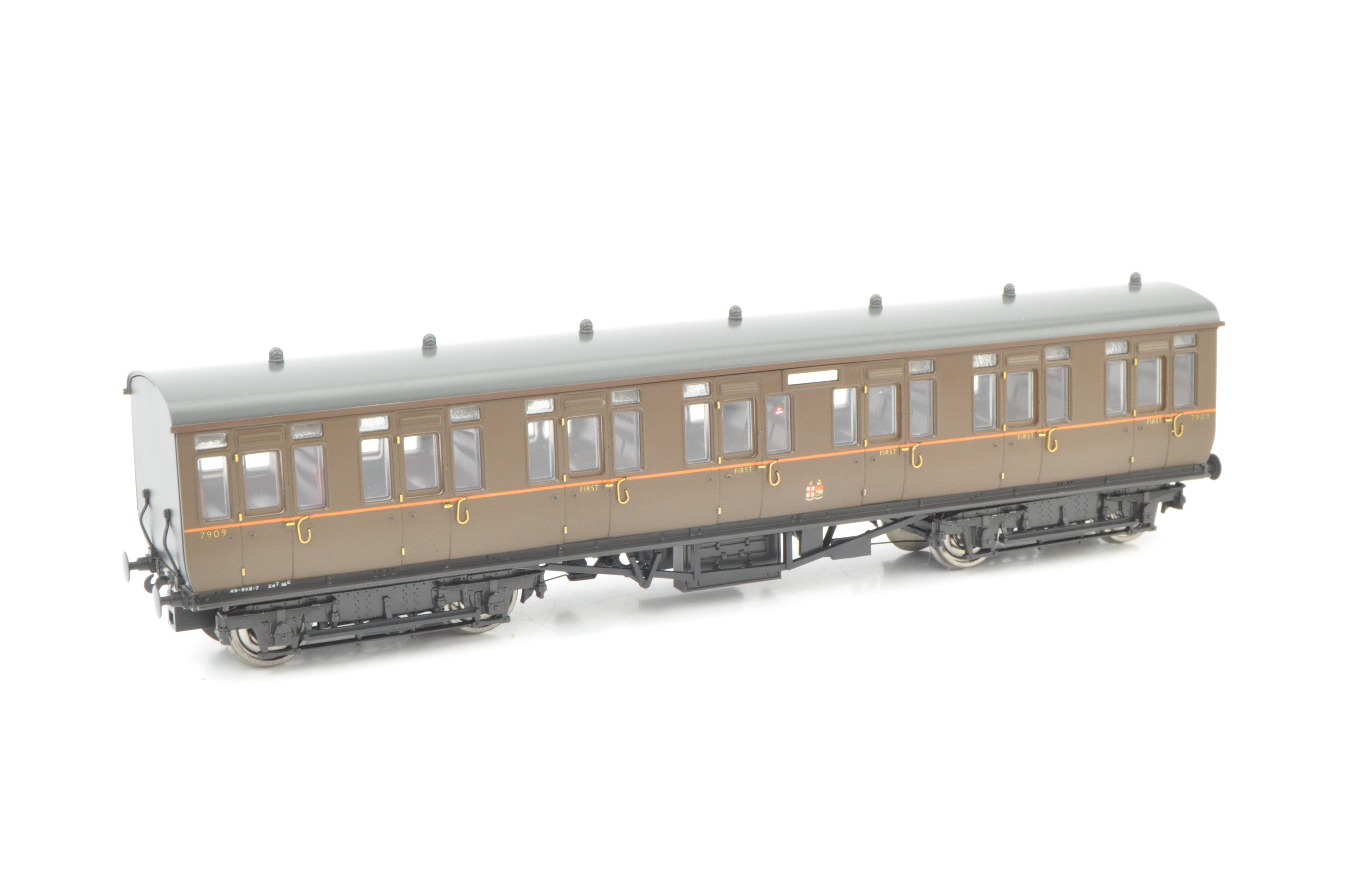 Dapol OO Gauge 4P-020-422 GWR All Brown Toplight Mainline City Coach C