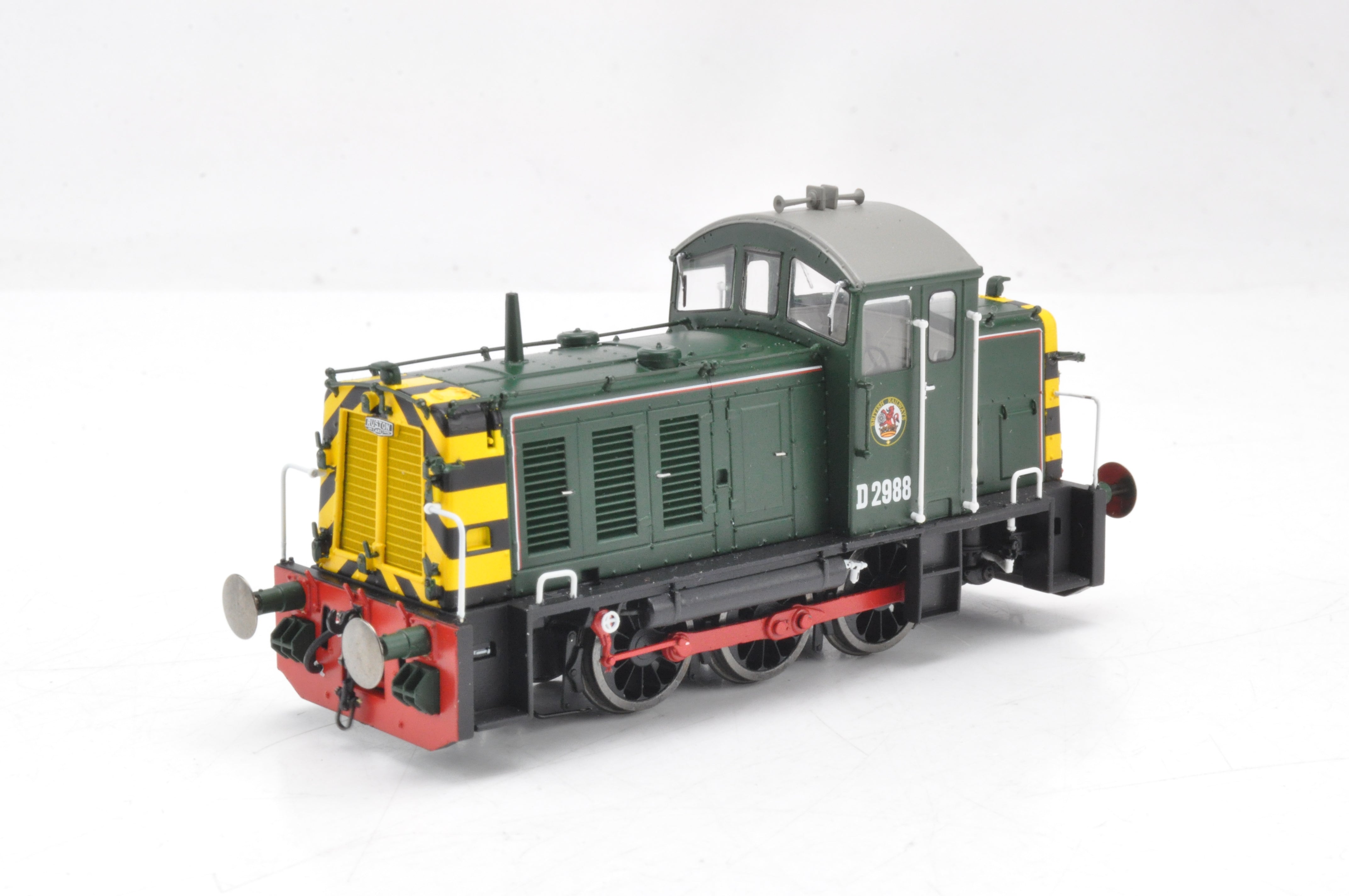 Heljan OO Gauge 29051 Class 07 V1 D2988 BR Green with Wasp Stripes - B
