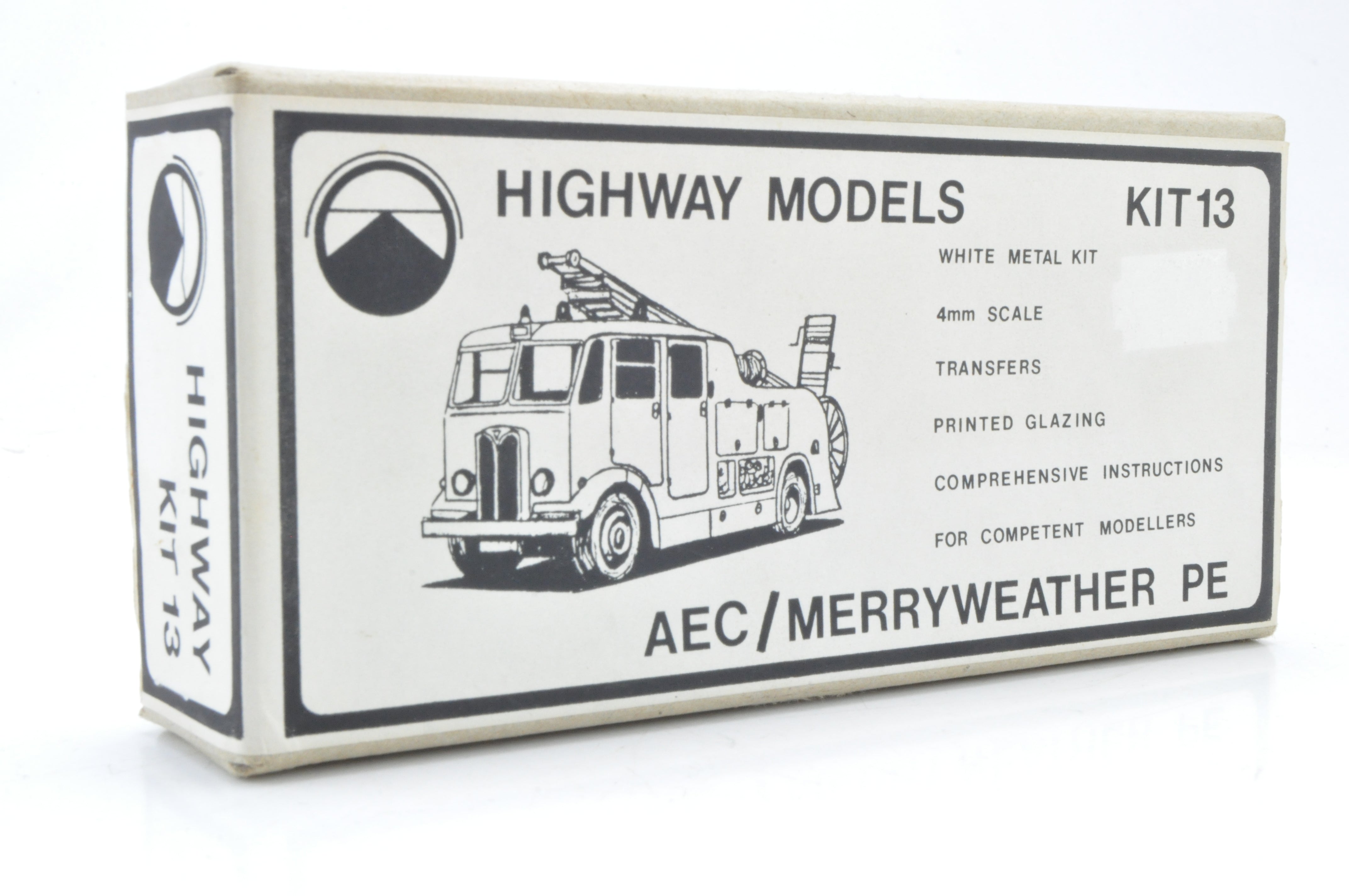 Highway Models 1:76 Scale Kit 13 AEC/Merryweather PE Fire Engine Kit