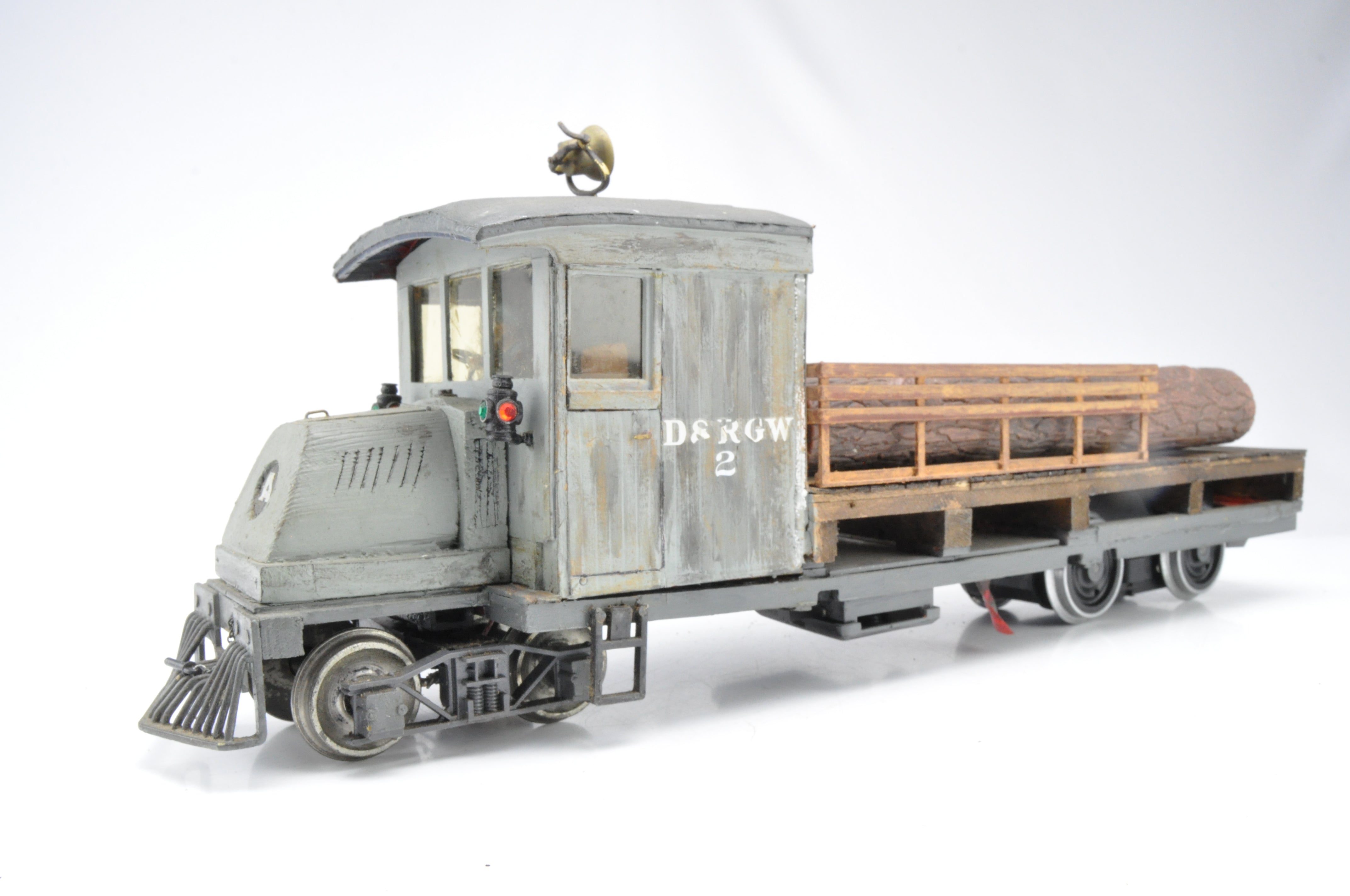 Scratch Built G Gauge Mack Log Carrier D&RGW No.2