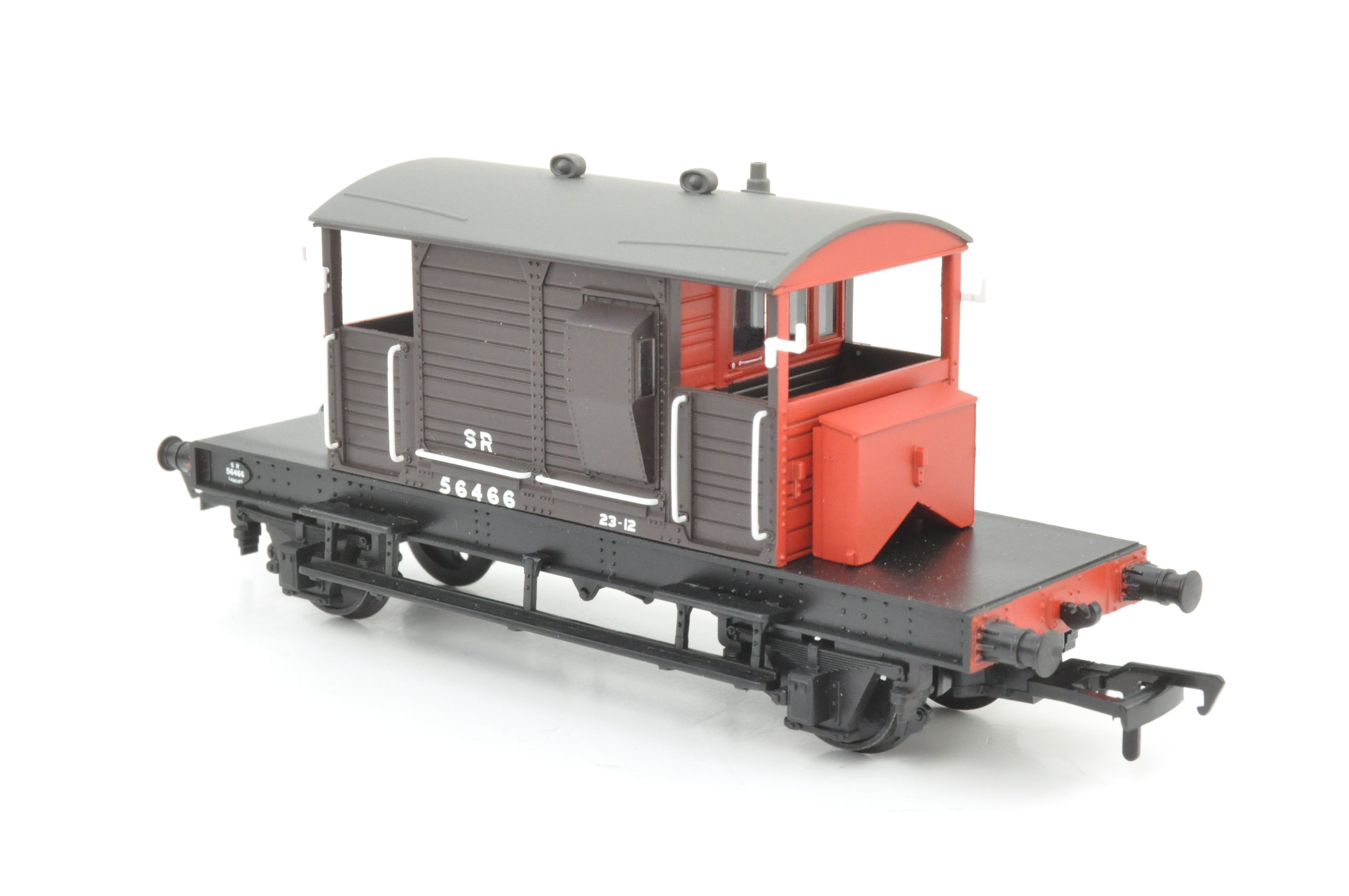 Bachmann OO Gauge 38-40B SR 25 Ton 'Pill Box' Brake Van SR Brown