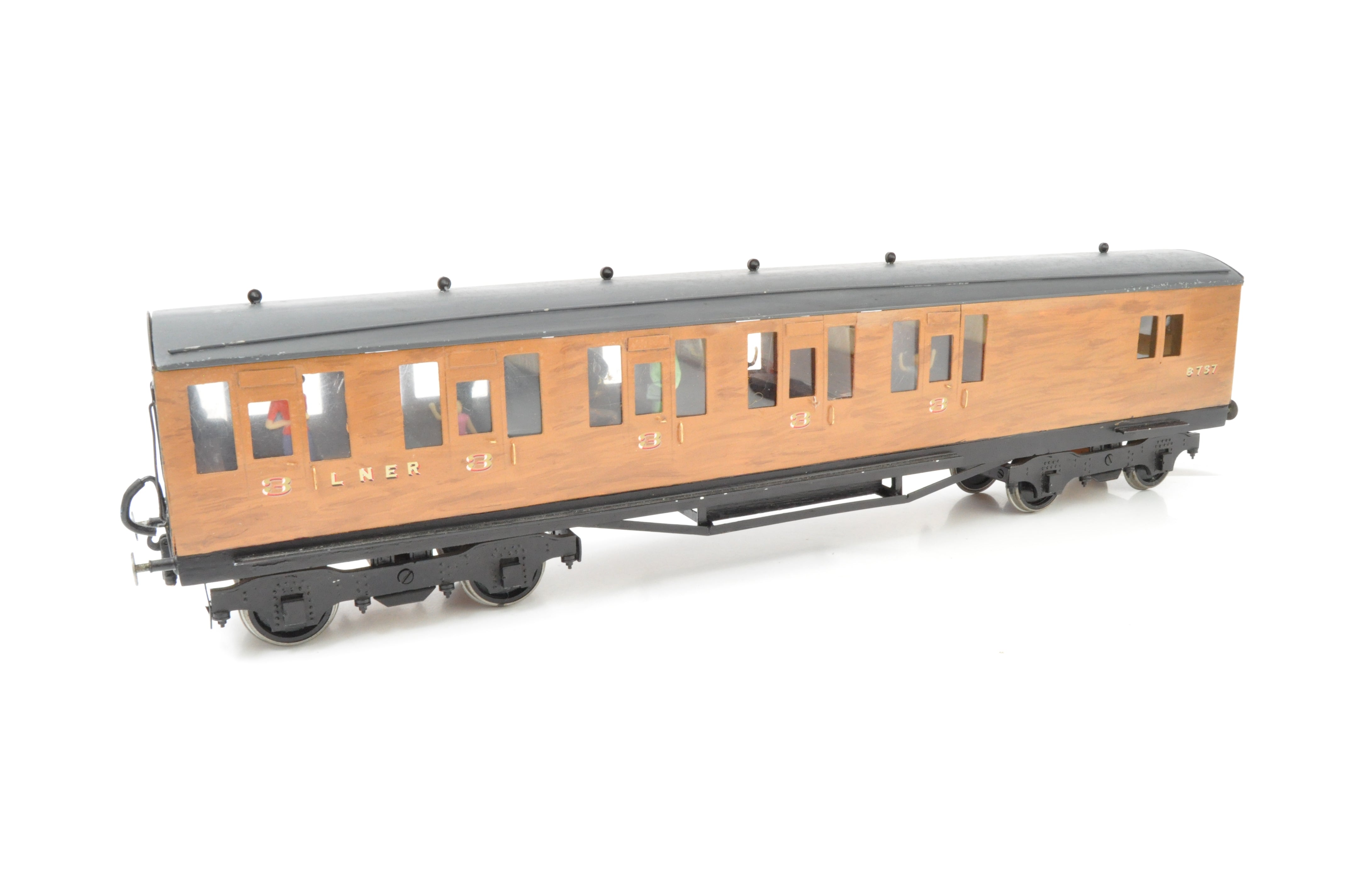 Kit Built 10mm Gauge 1 LNER Teak Thompson Suburban Third Class Brake C