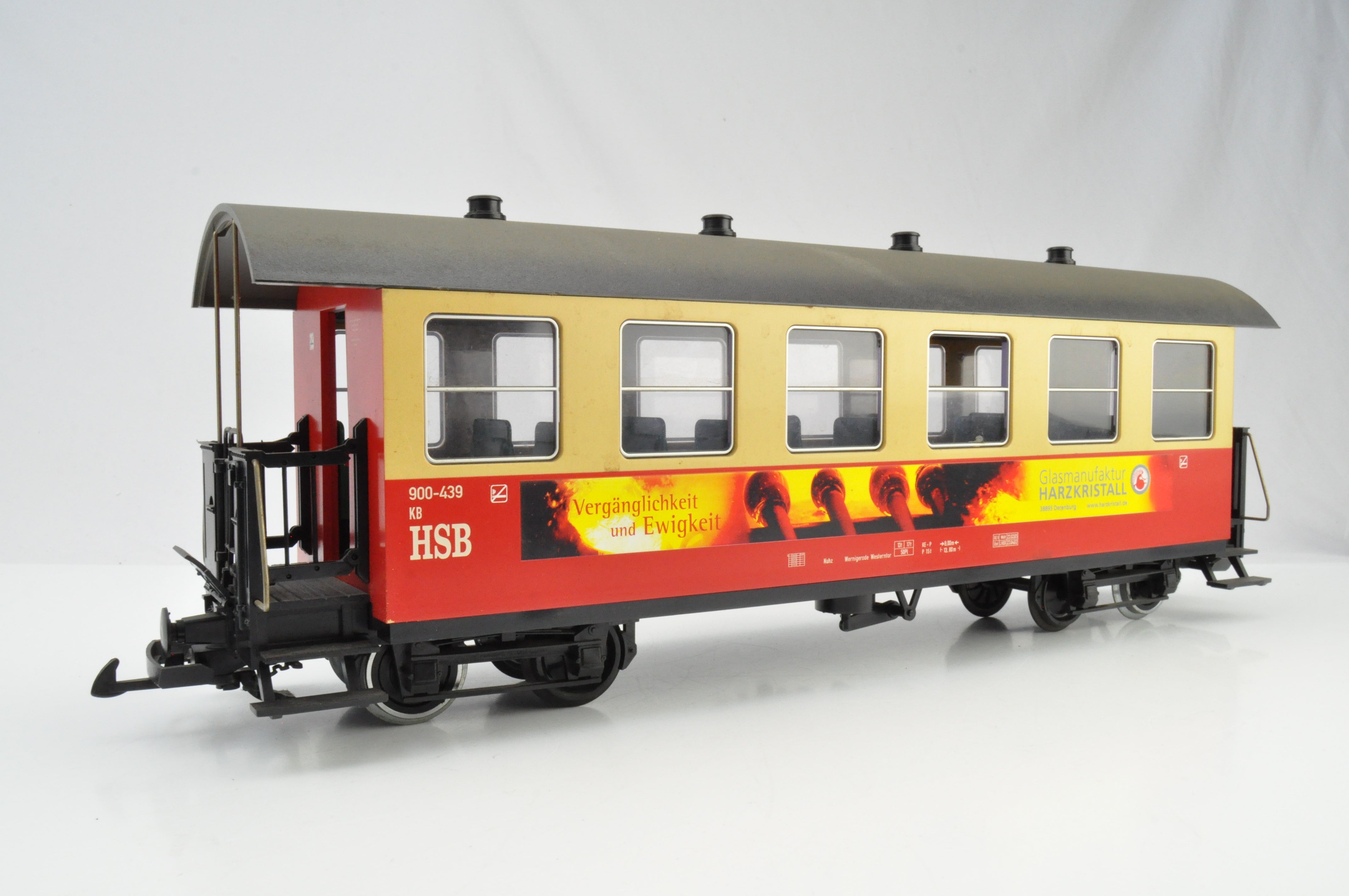 LGB G Gauge 33735 HSB 'Glasmanufktur Harzkristall' Car
