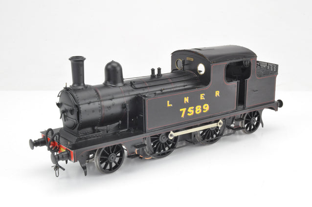 Kit Built O Gauge LNER F4/5 2-4-2 Tank 7589 Plain Black