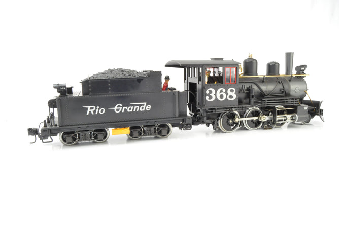 LGB G Gauge 23191 Rio Grande Black Mogul Steam Locomotive #368 - DCC S