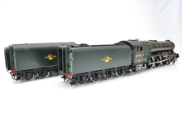 The Loco Works Kit Built 7mm O Gauge BR Green Class A3 with Two Tender