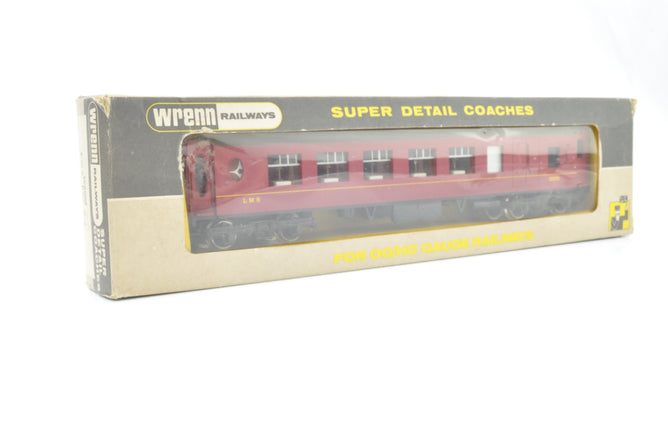 Wrenn Railways OO Gauge W6009 LMS 2nd Class Pullman Brake Coach