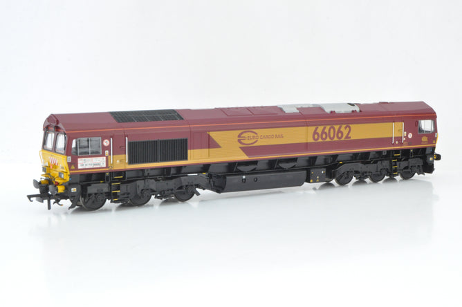 Bachmann OO Gauge 32-725WDS Class 66 Diesel 66062 Euro Cargo Rail - DC
