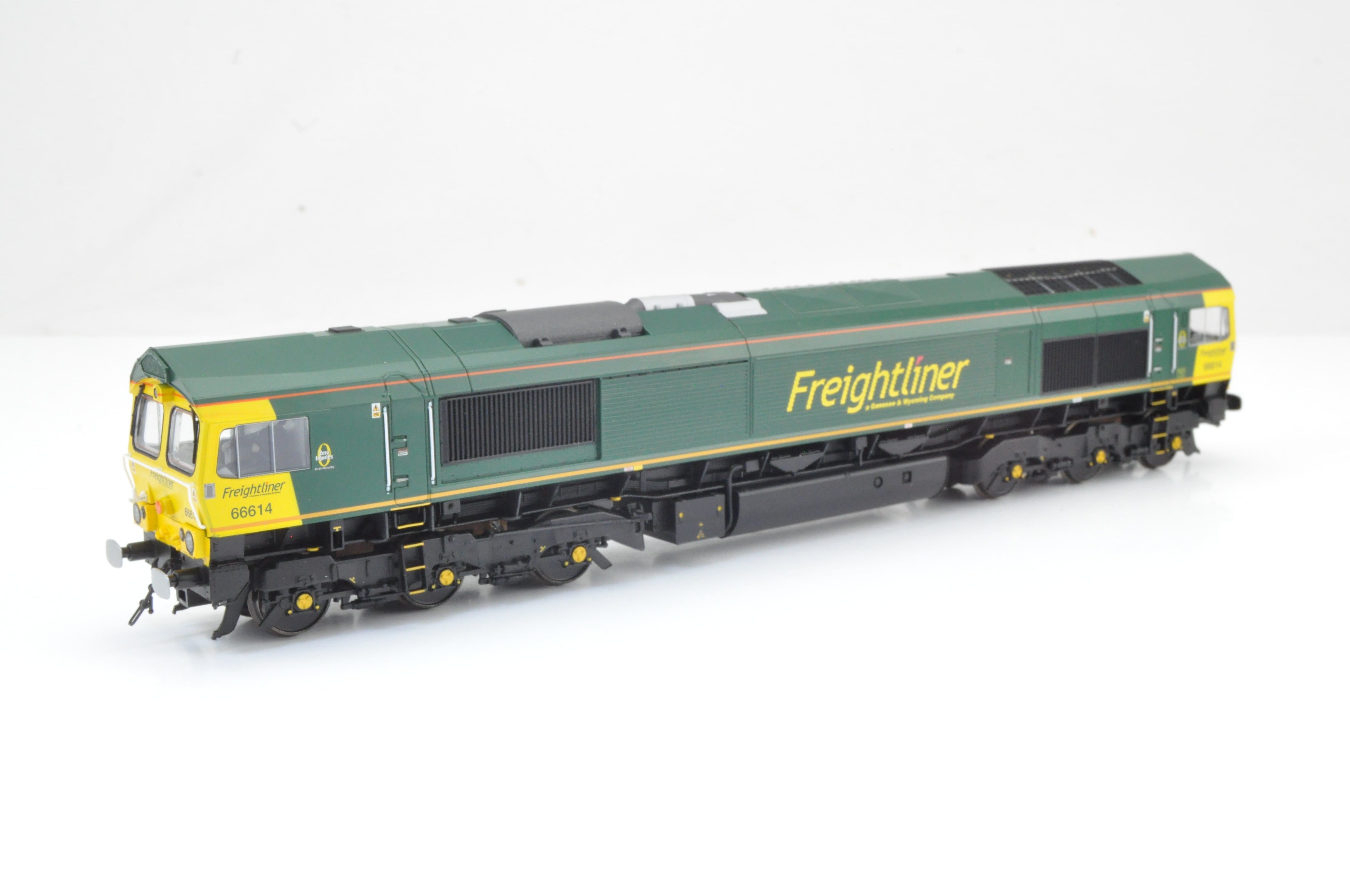 Bachmann OO Gauge 32-726X Class 66 66614 'Poppy' Freightliner, Rails E