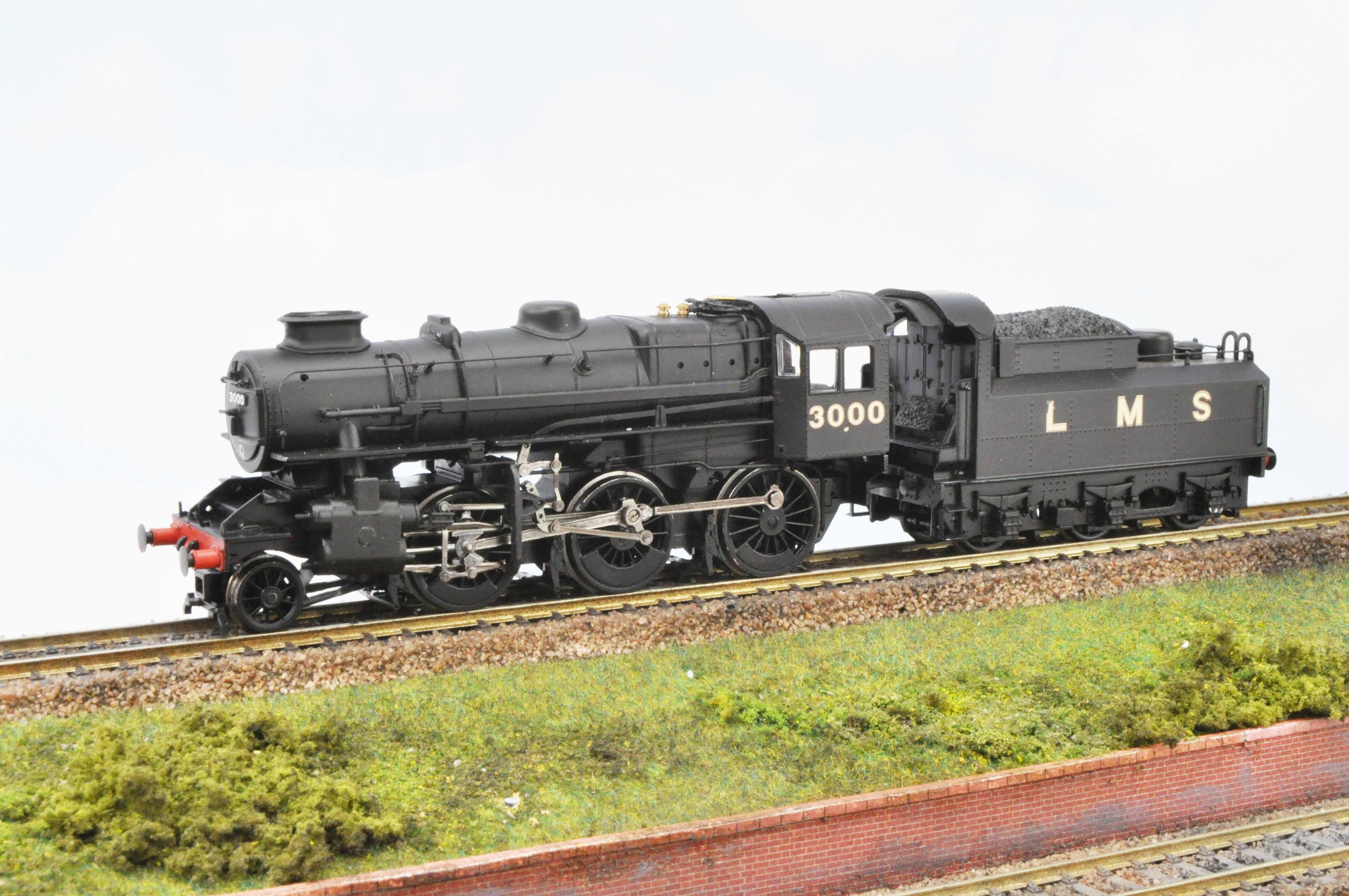 Bachmann OO Gauge 32-575A LMS Black Ivatt Class 4MT 2-6-0 No.3000 - Bo