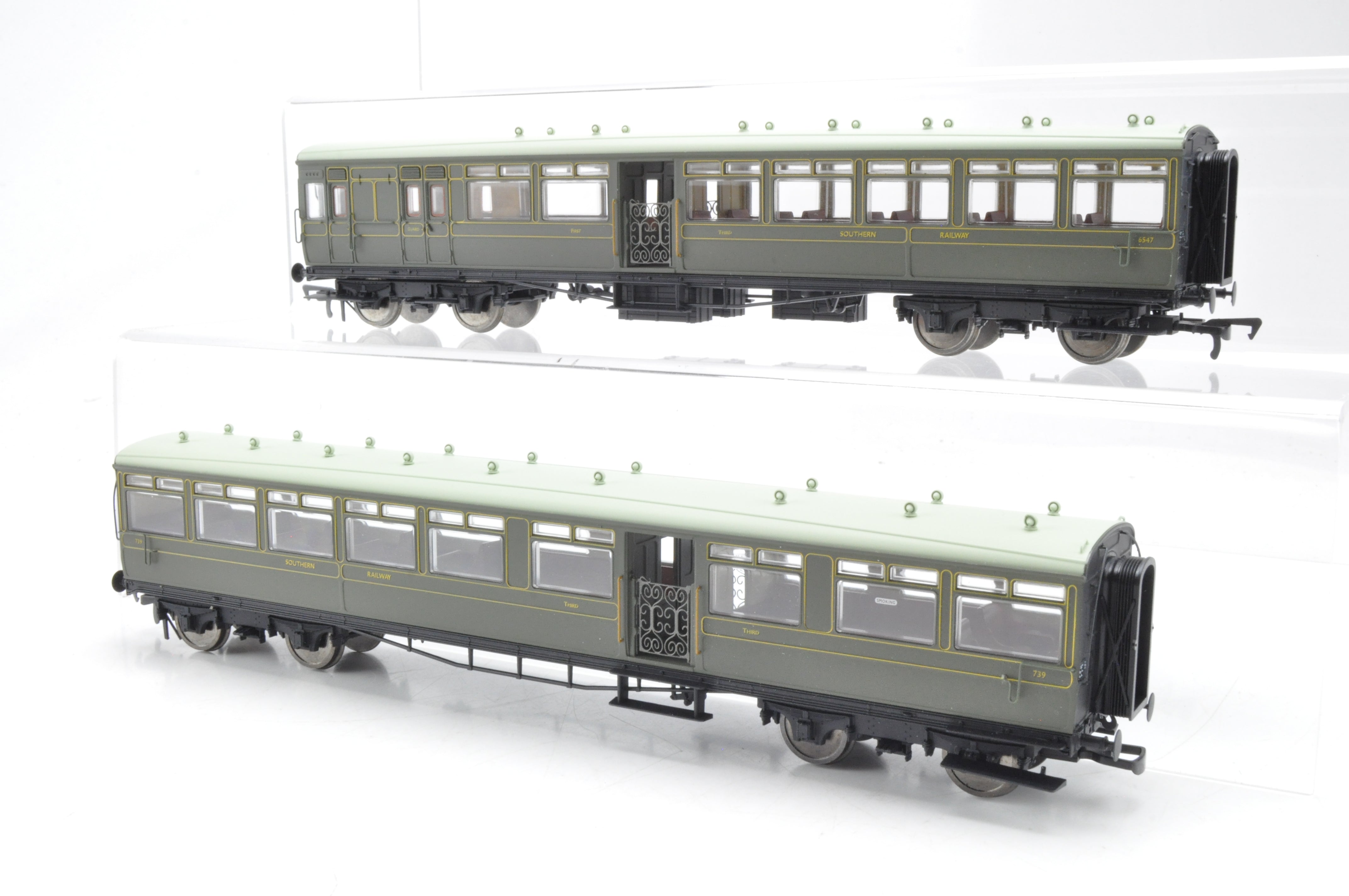 Kernow Model Centre OO Gauge K1001 LSWR Gate Stock, SR Olive Green Set