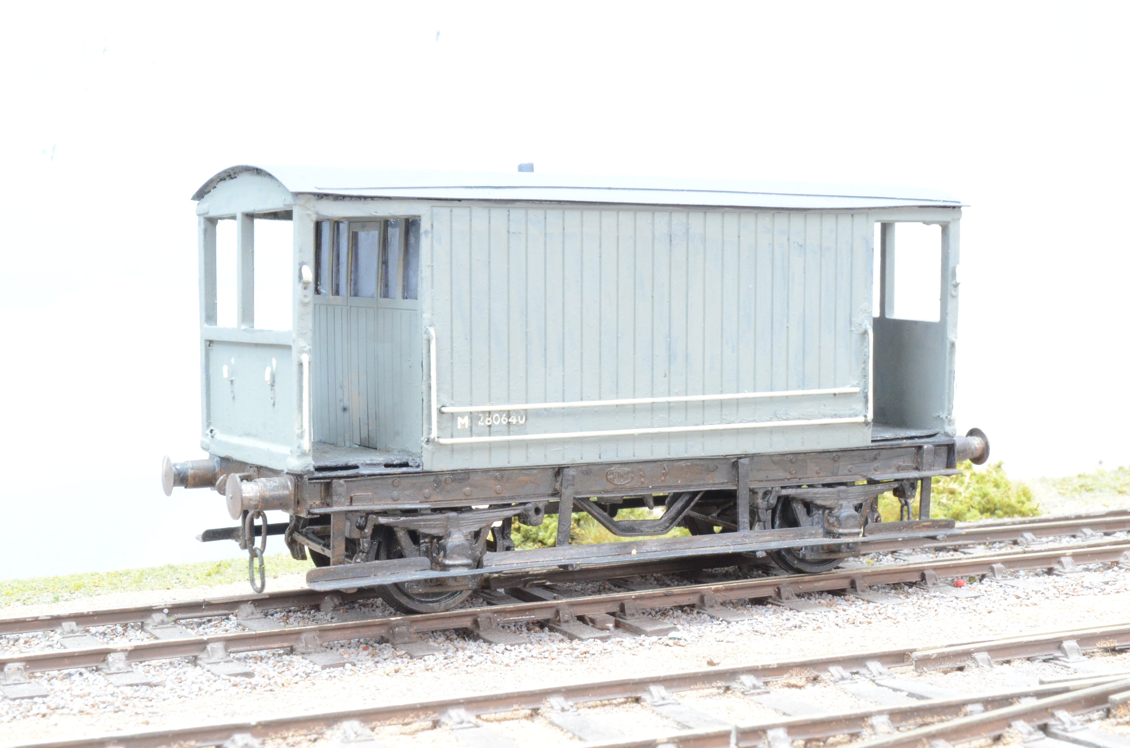 Kit Built 7mm O Gauge ex-LMS BR Midland Brake Van