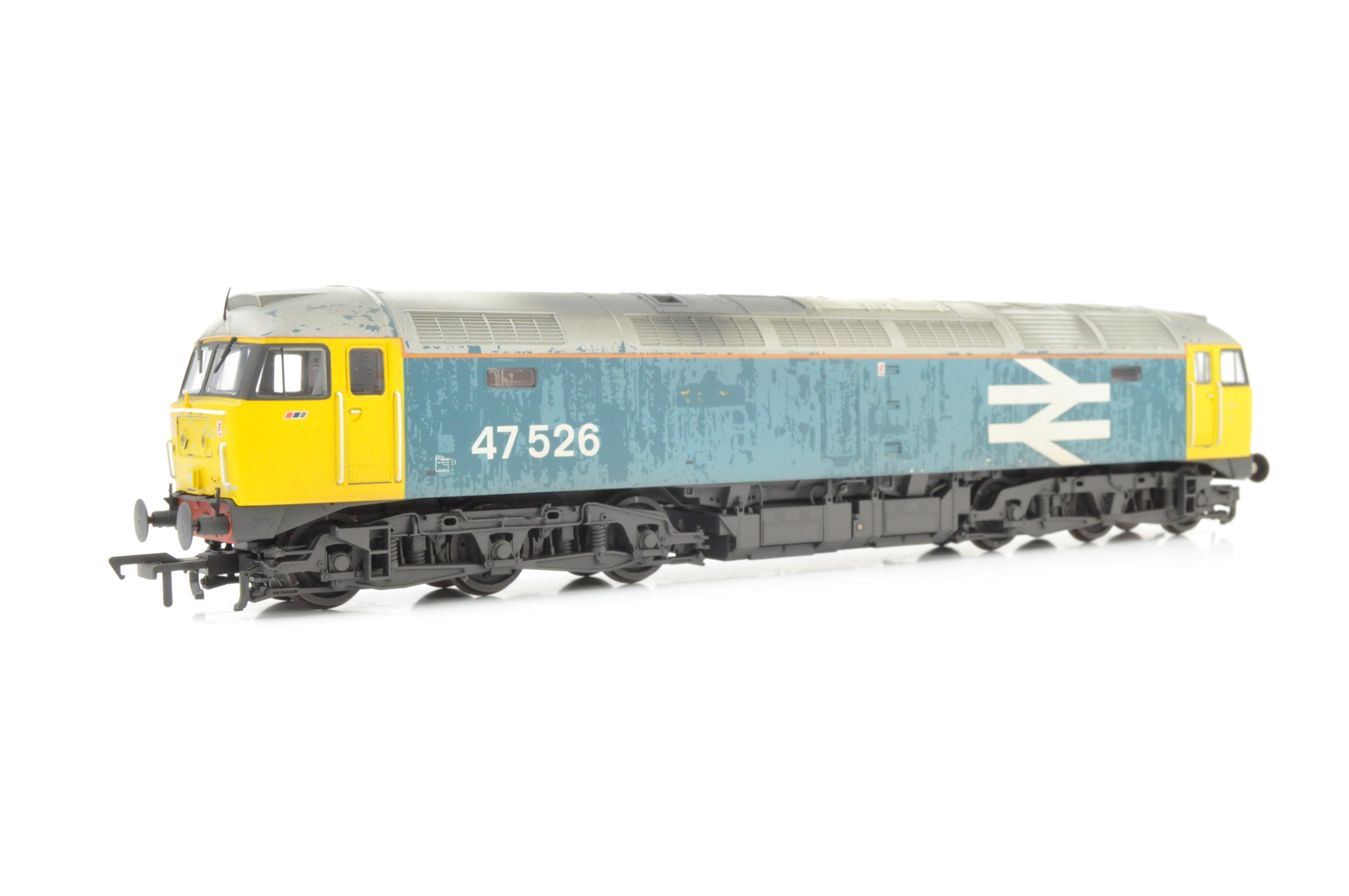 Bachmann OO Gauge 35-421 BR Blue Class 47 47526 - Heavily Weathered