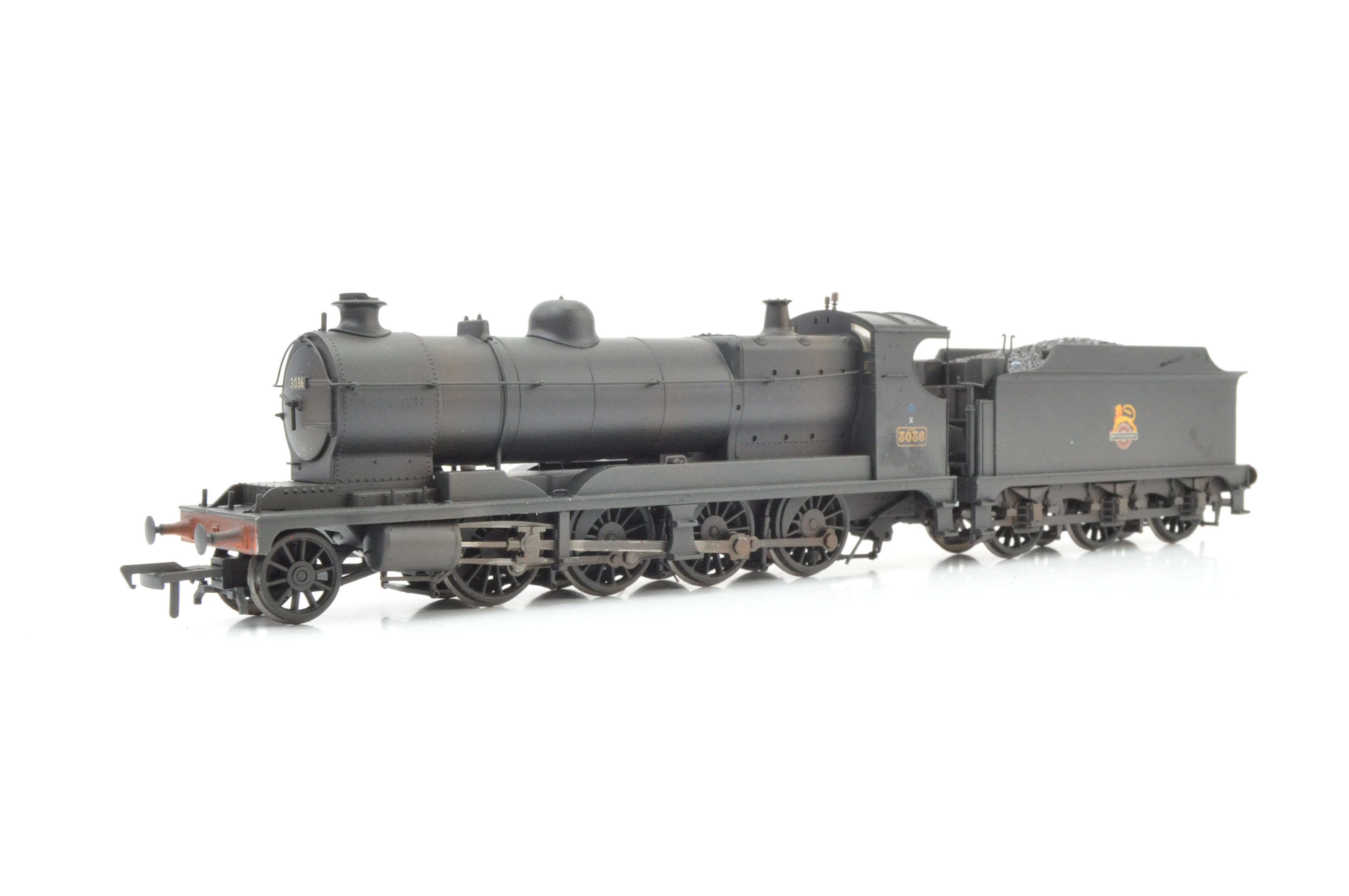 Bachmann OO Gauge 31-128 BR Black Class 3000 No.3036 - Weathered