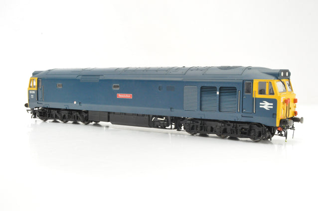 Hornby OO Gauge R2348 BR Blue Class 50 50018 'Resolution' - DCC Fitted