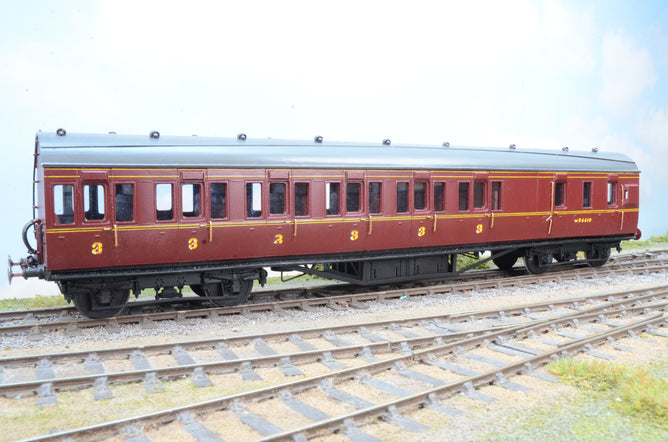 Kit Built 7mm O Gauge ex-LMS BR Push-Pull Coach No.M24410