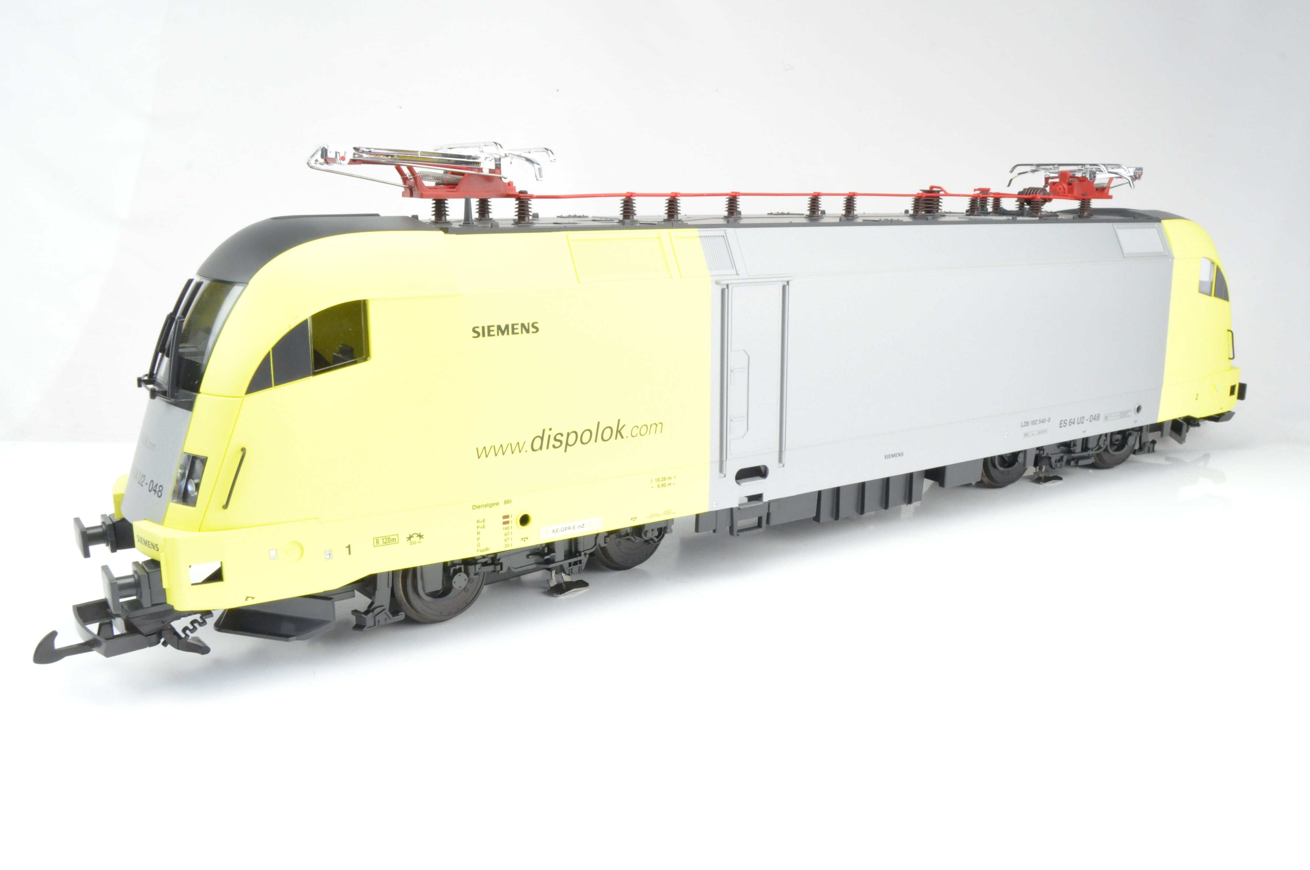 Piko G Gauge 37411 Siemens Dispolok Yellow & Silver E-Lok Taurus Locom