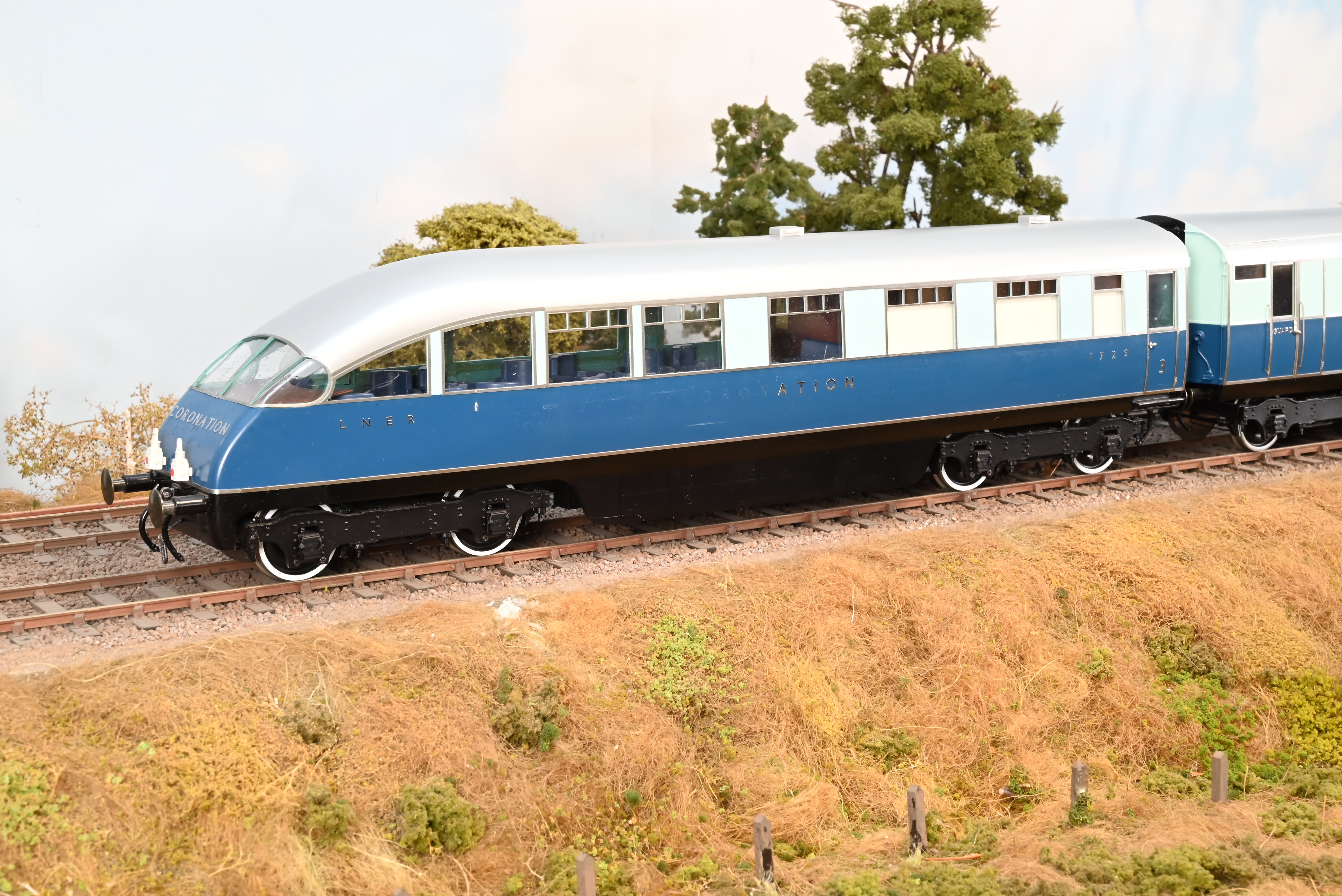 Golden Age Models 7mm O Gauge 9 Car LNER Coronation Coach Set