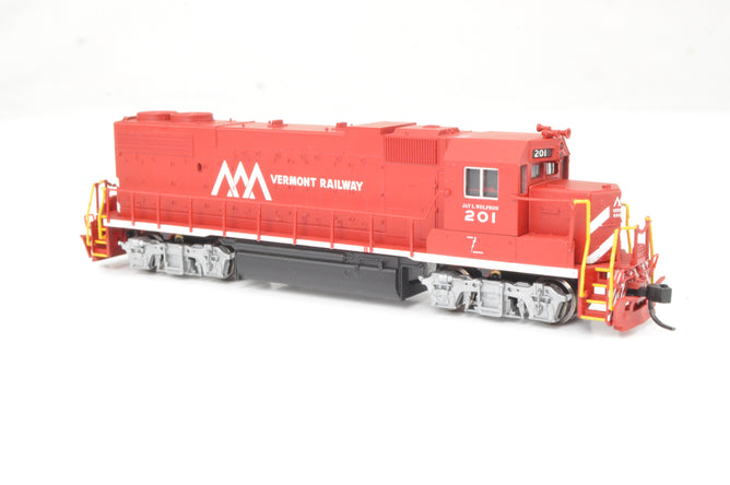 Atlas N Gauge 47643 GP38-2 Locomotive Vermont Railway #201