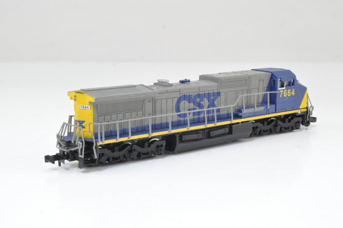 Spectrum N Gauge 86055 GE Dash 8-40CW Diesel Locomotive (CSX) #7664