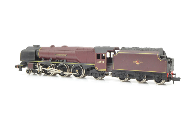 Graham Farish N Gauge 1816 BR Maroon Duchess Class No.46229 Duchess of
