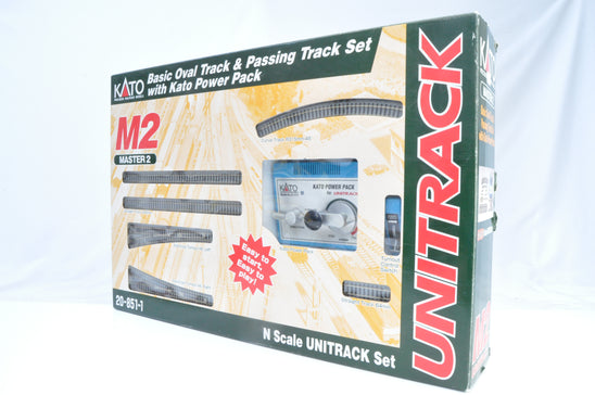 Kato N Gauge 20-851-1 Unitrack Master Set 2 Basic Oval w/ Passing Trac