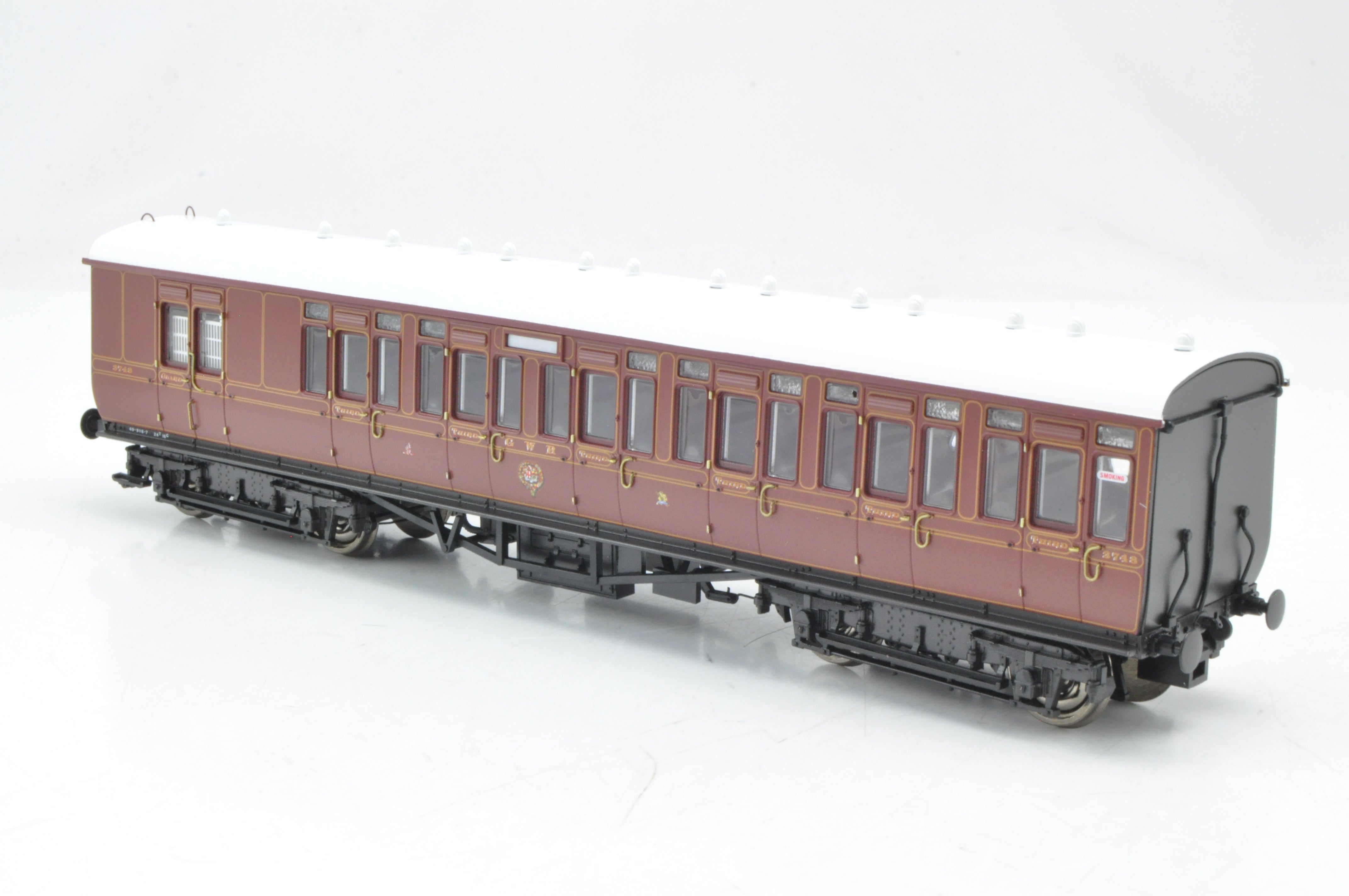Dapol OO Gauge 4P-020-002 GWR Toplight M/Line Twin City Coach Lined Cr