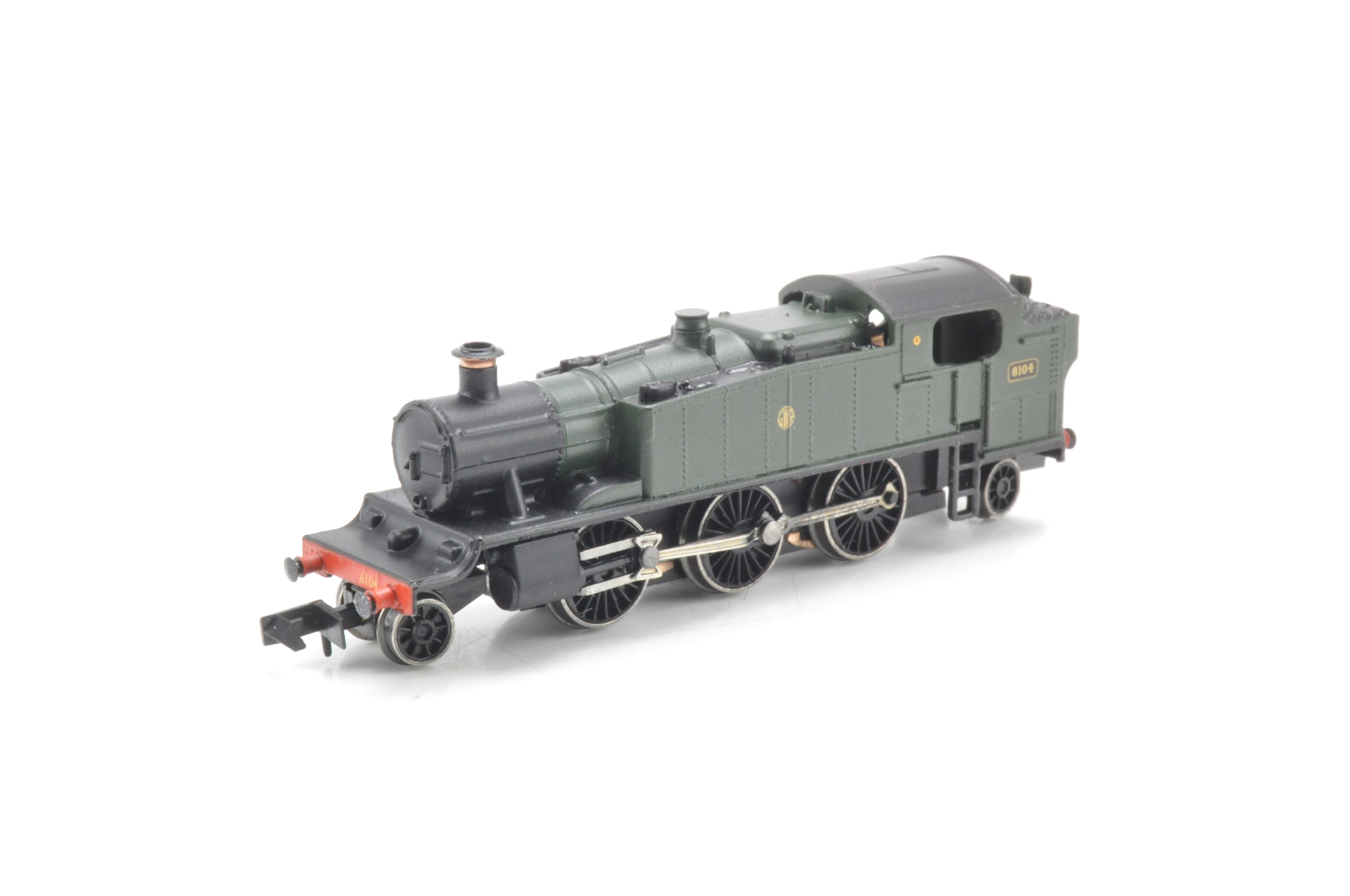 Graham Farish N Gauge 371-976 GWR Green Shirtbutton Class 61xx Prairie