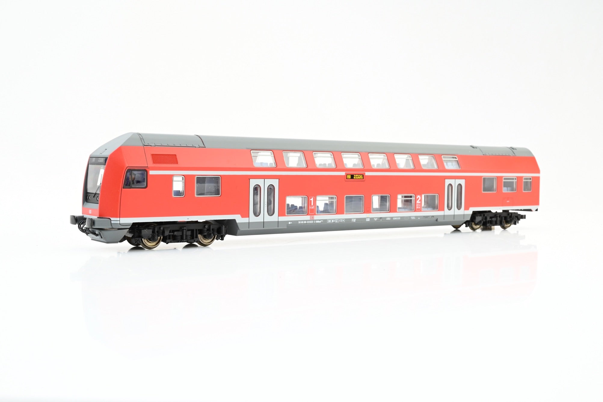 Piko HO Gauge 53111 DB Double Deck Driving Trailer Car