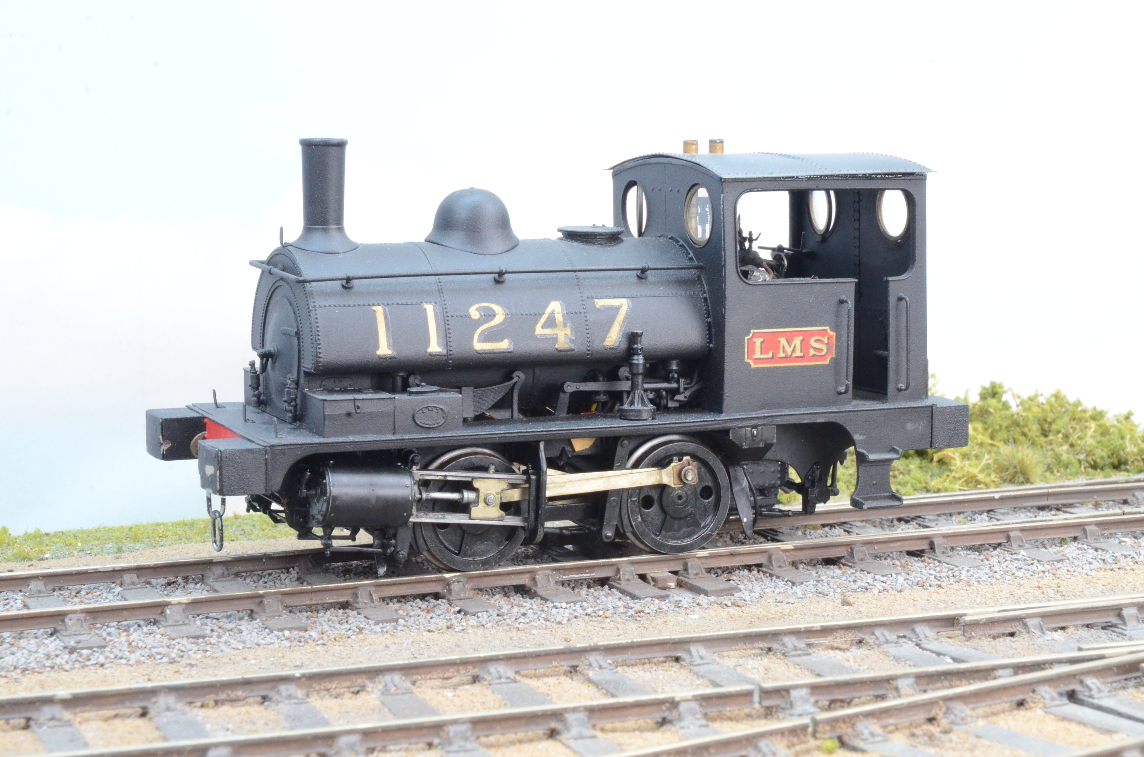 Sevenscale 7mm O Gauge LMS Black 0-4-0 Pug No.11247