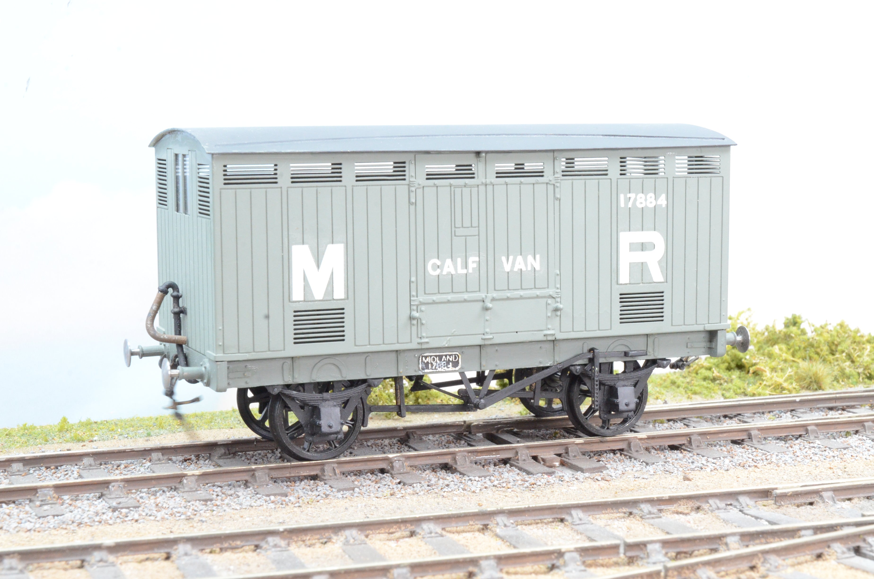 Kit Built 7mm O Gauge Midland Railway Calf Van No.17884