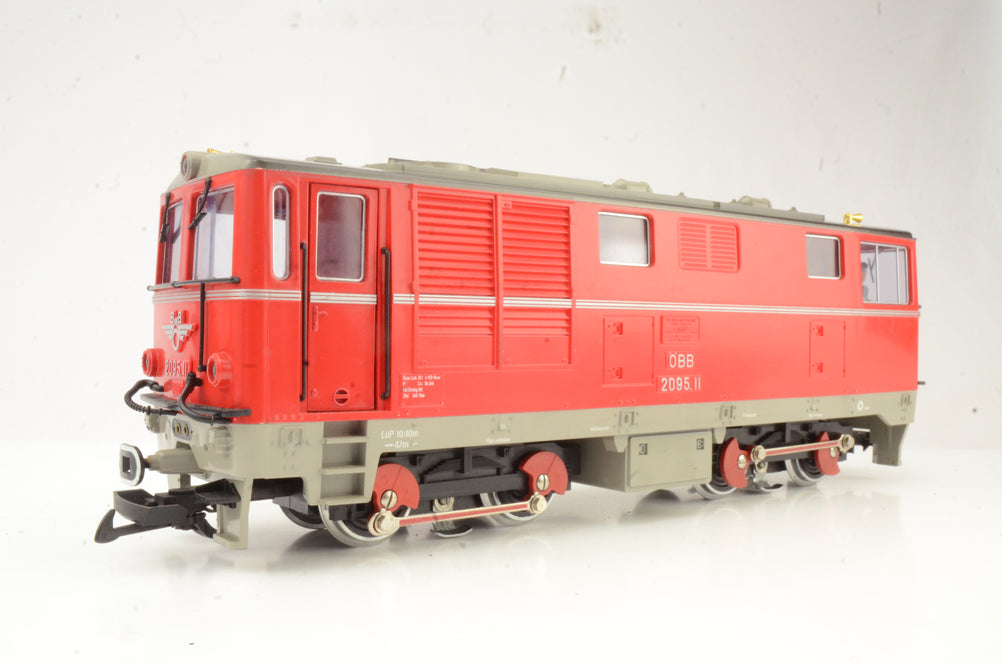LGB G Gauge 2095 OBB Red Diesel Locomotive No.2095.11