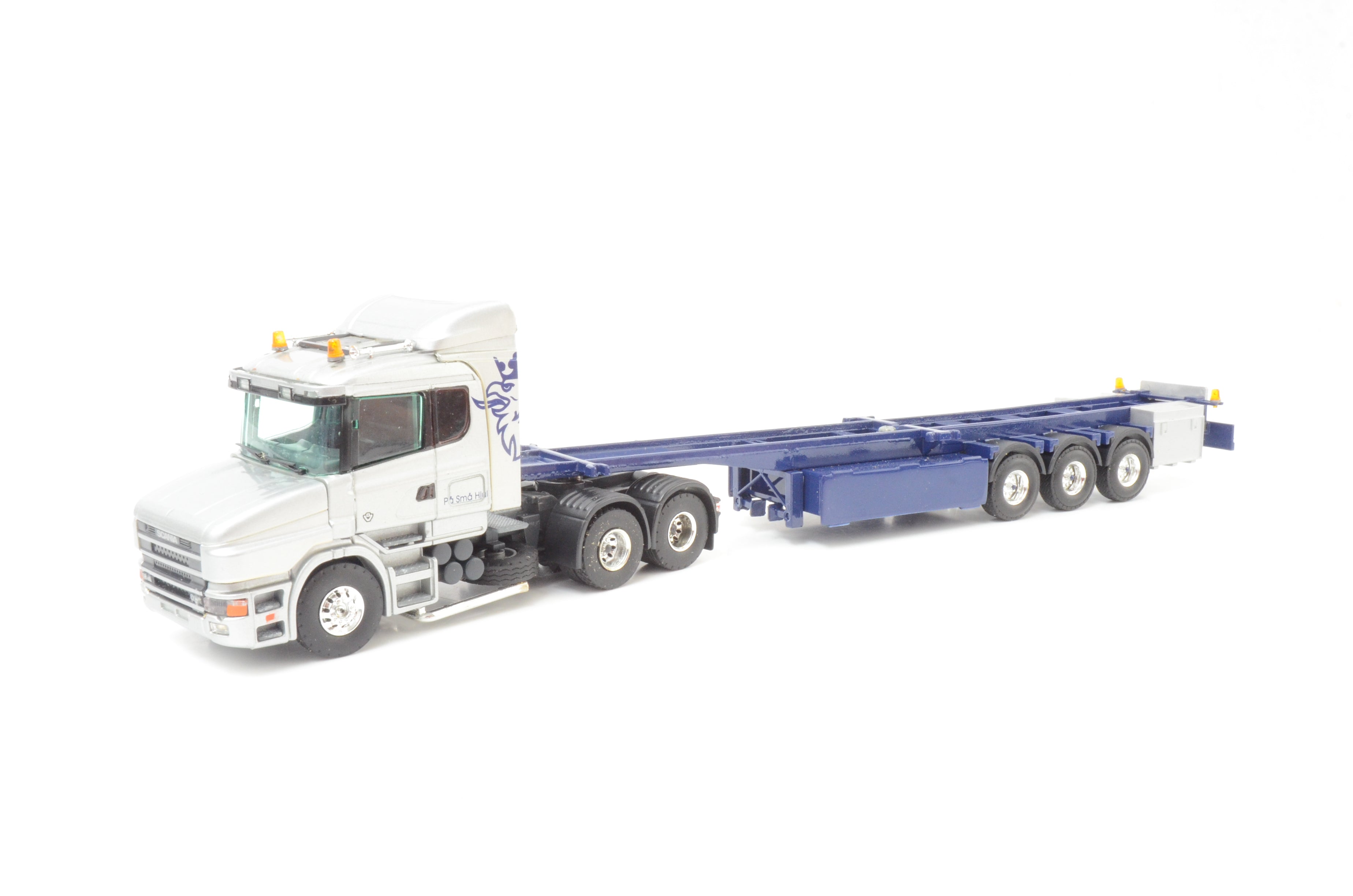 Tekno 1:50 Scale Pa Sma Hjul Scania 164G V8 580 Tractor Unit w/ Empty