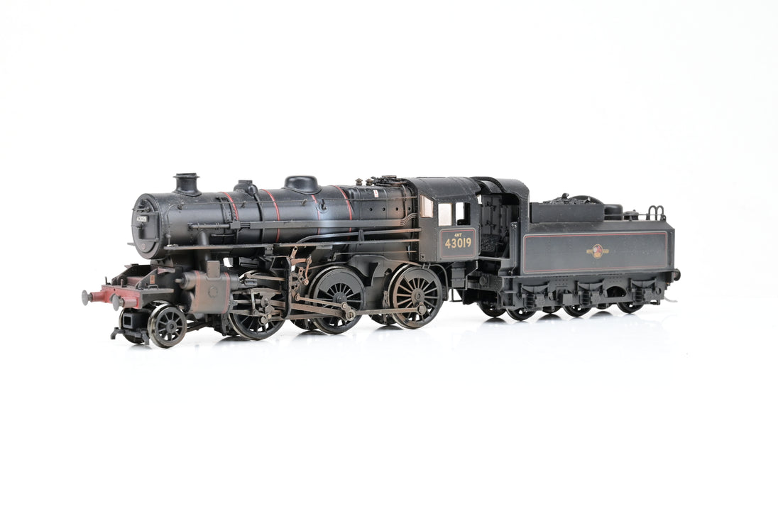 Bachmann OO Gauge 32-580 BR Black Late Crest Ivatt Class 4 No.43019