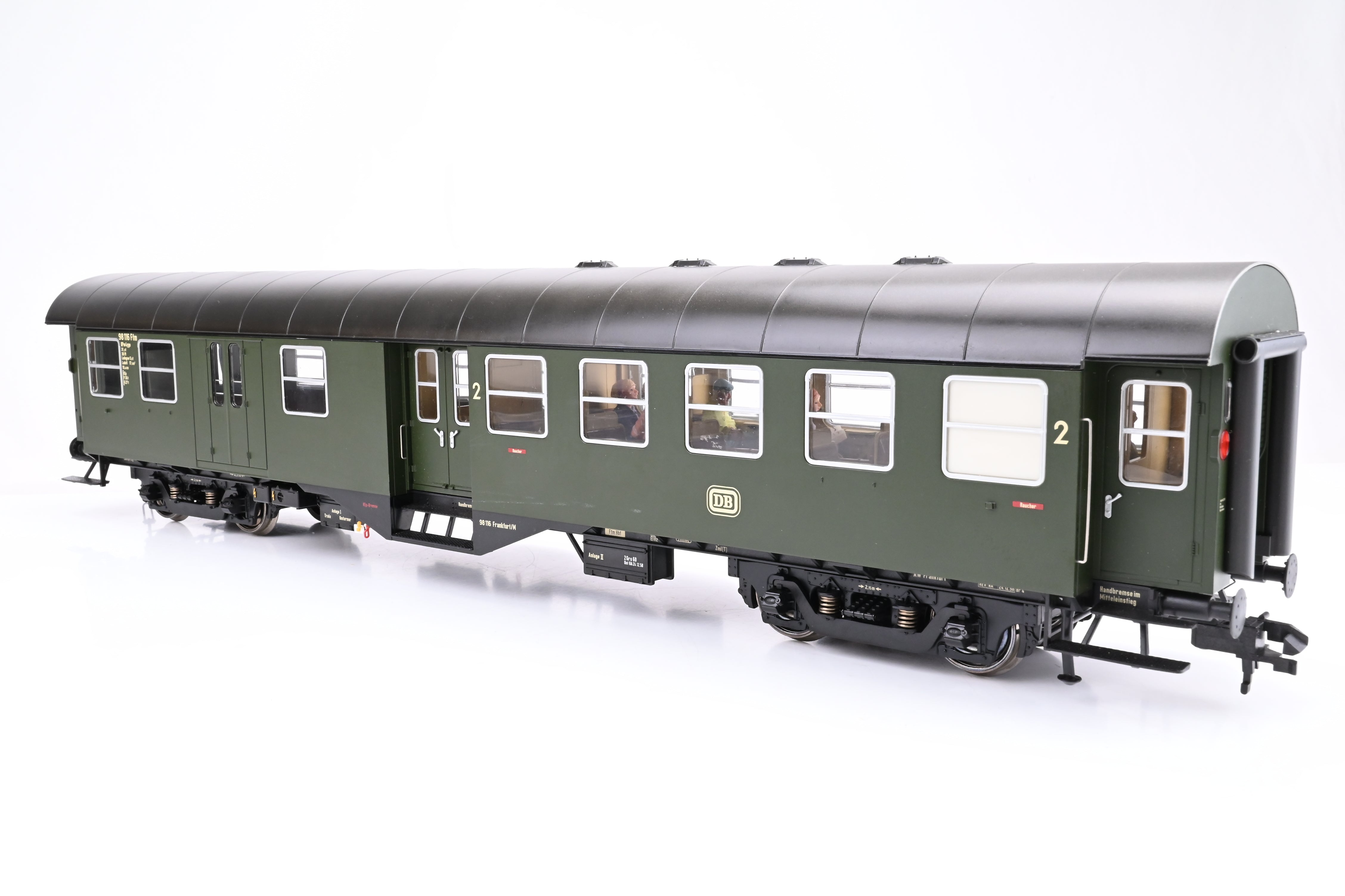 Hübner Gauge 1 20403 DB Coach 4-axle conversion car BPw4yg of the DB,