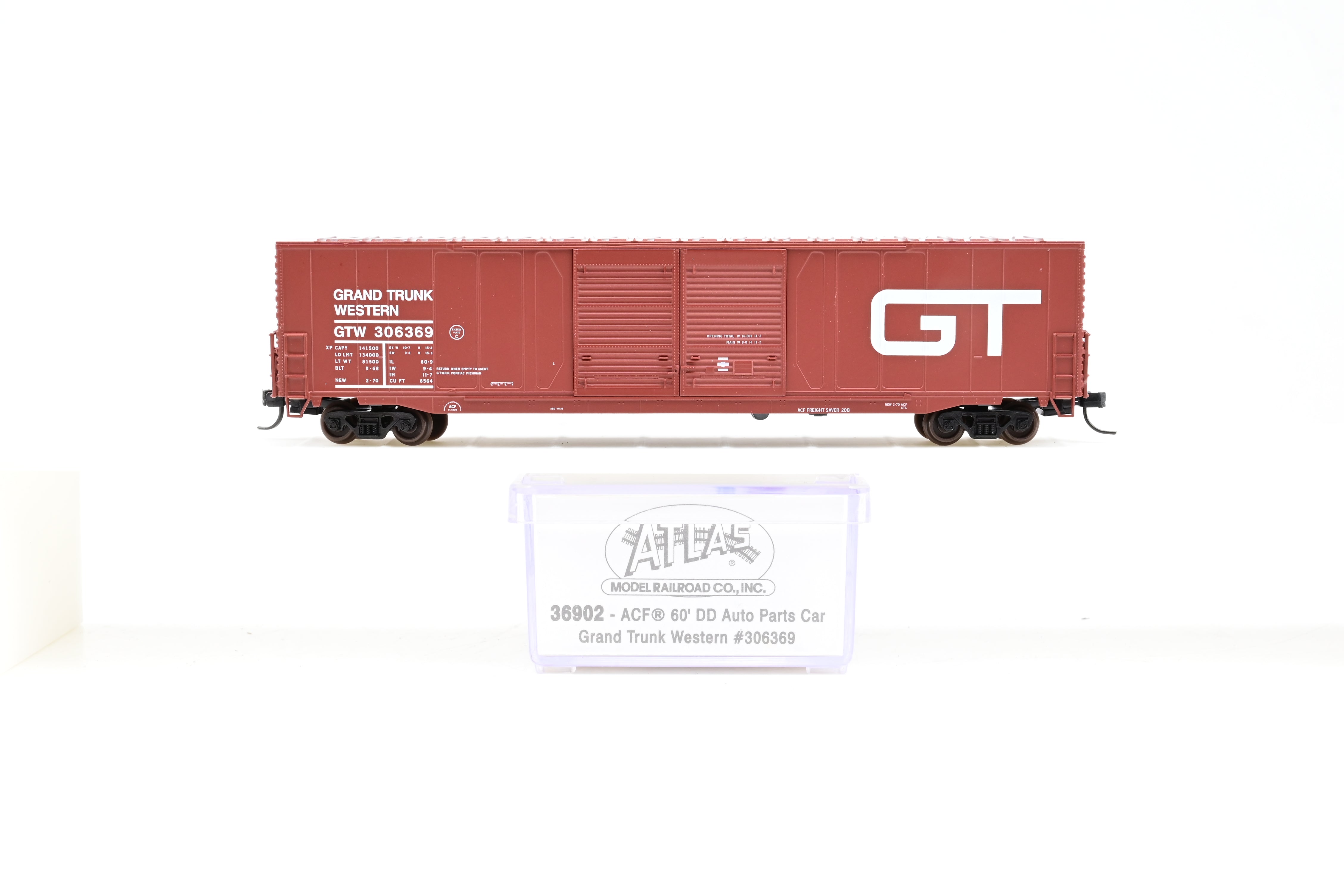 Atlas N Gauge 36902 60' DD Auto Parts Car Grand Trunk Western #306369