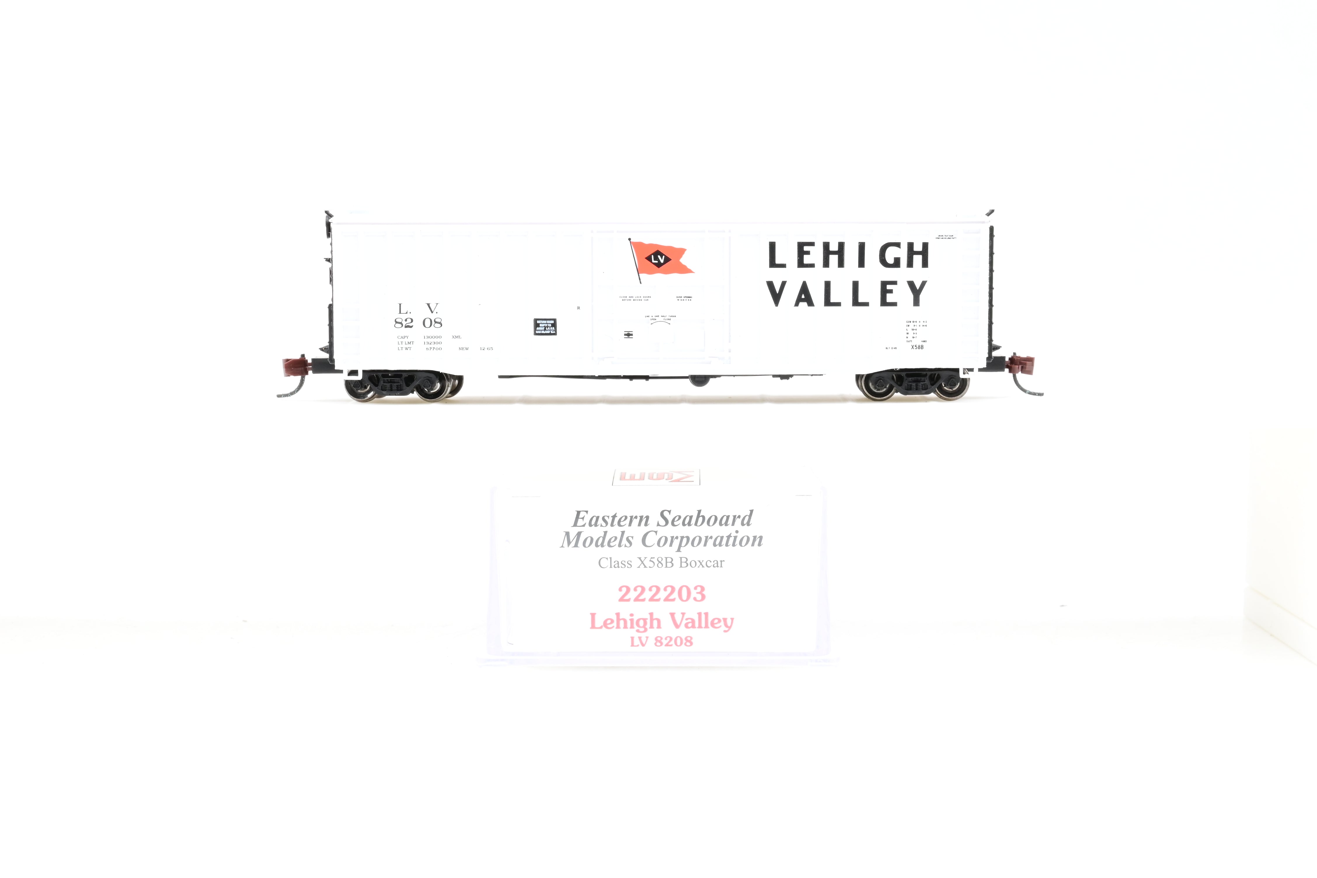 E.S.M Corporation Class X58B Boxcar 222203 Lehigh Valley LV 8208