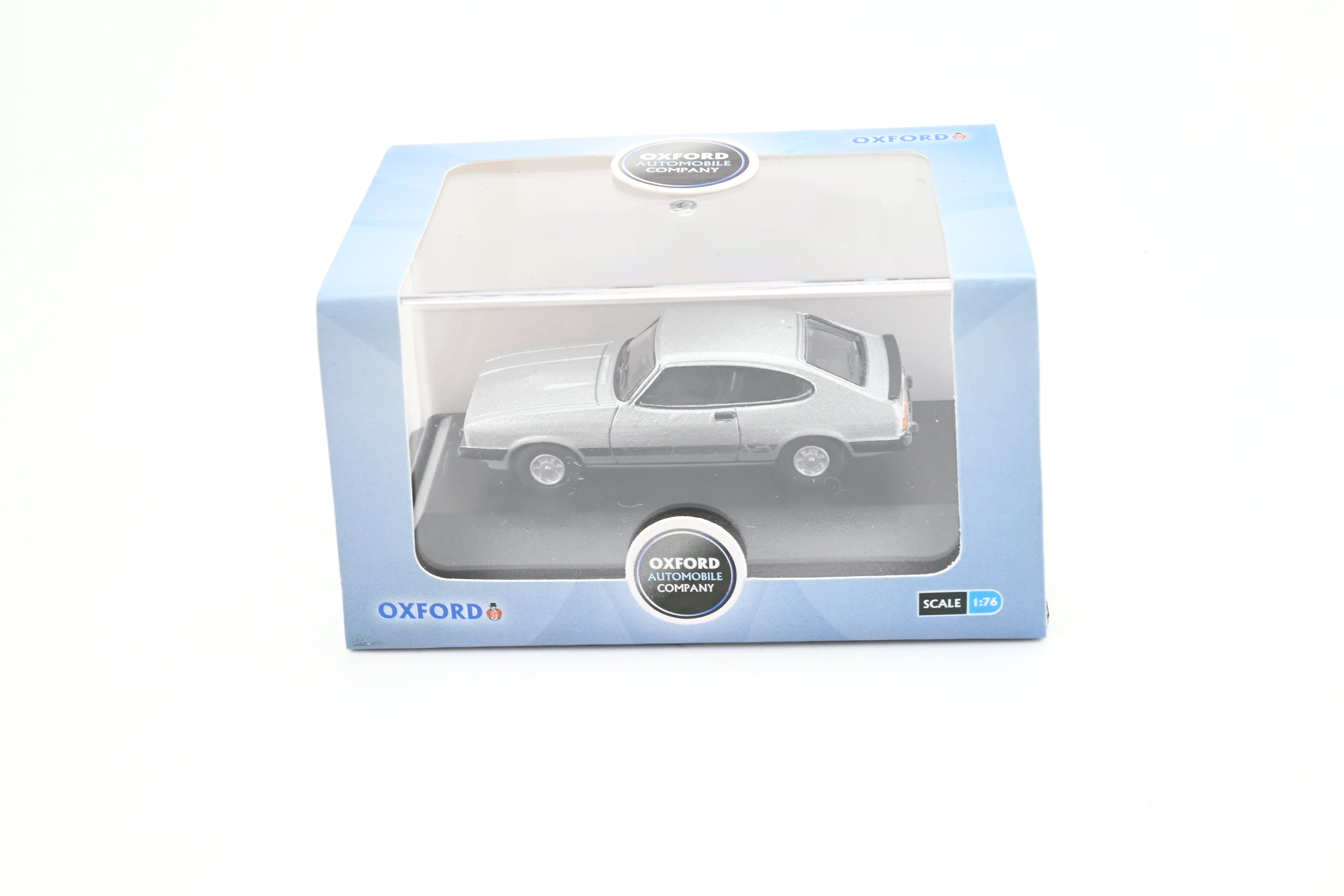 Oxford Diecast 1:76 76CAP001 Strato Silver (Bodie) Ford Capri MkIII