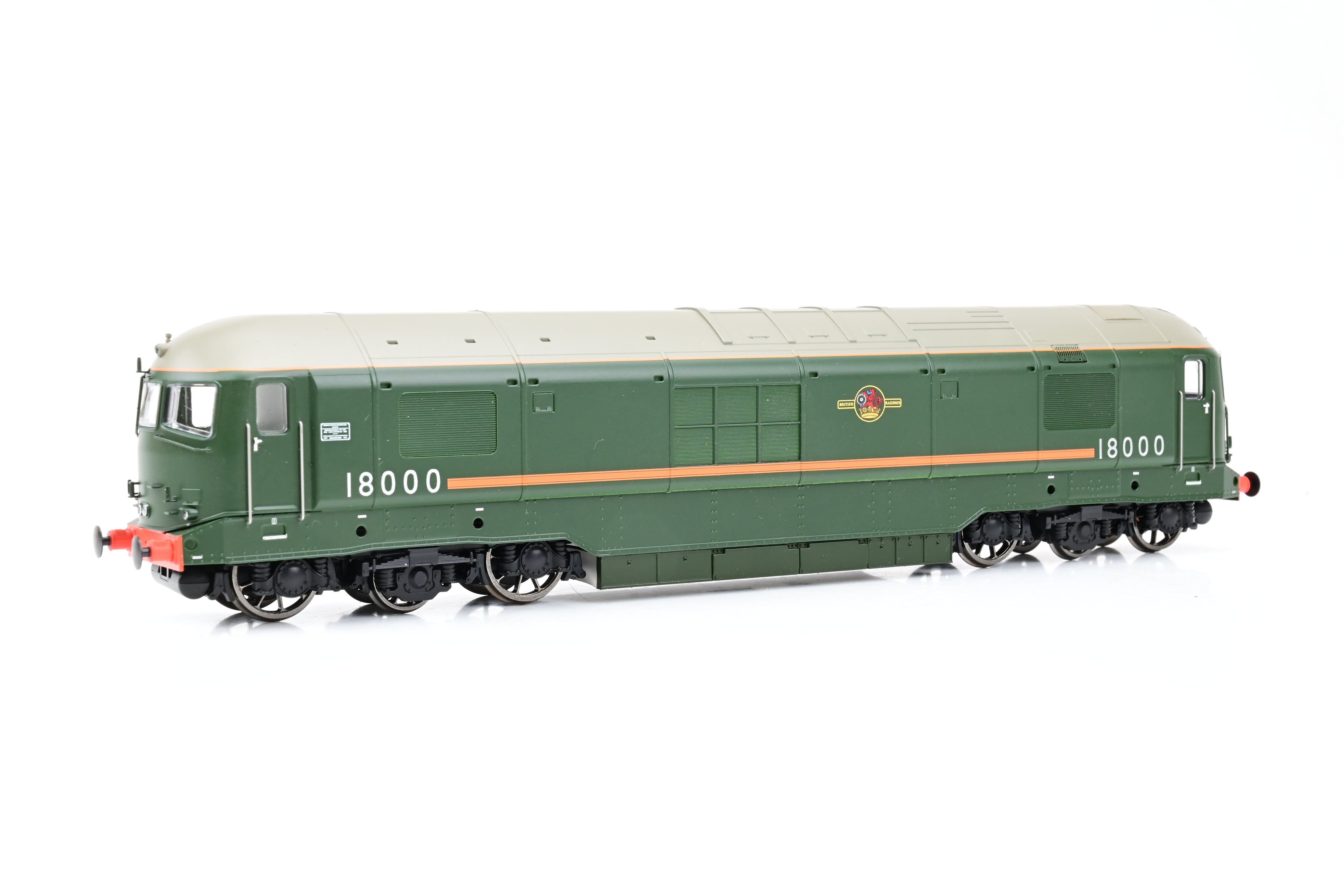 Heljan OO Gauge 1802 BR Green Late Crest Gas Turbine Prototype No.1800