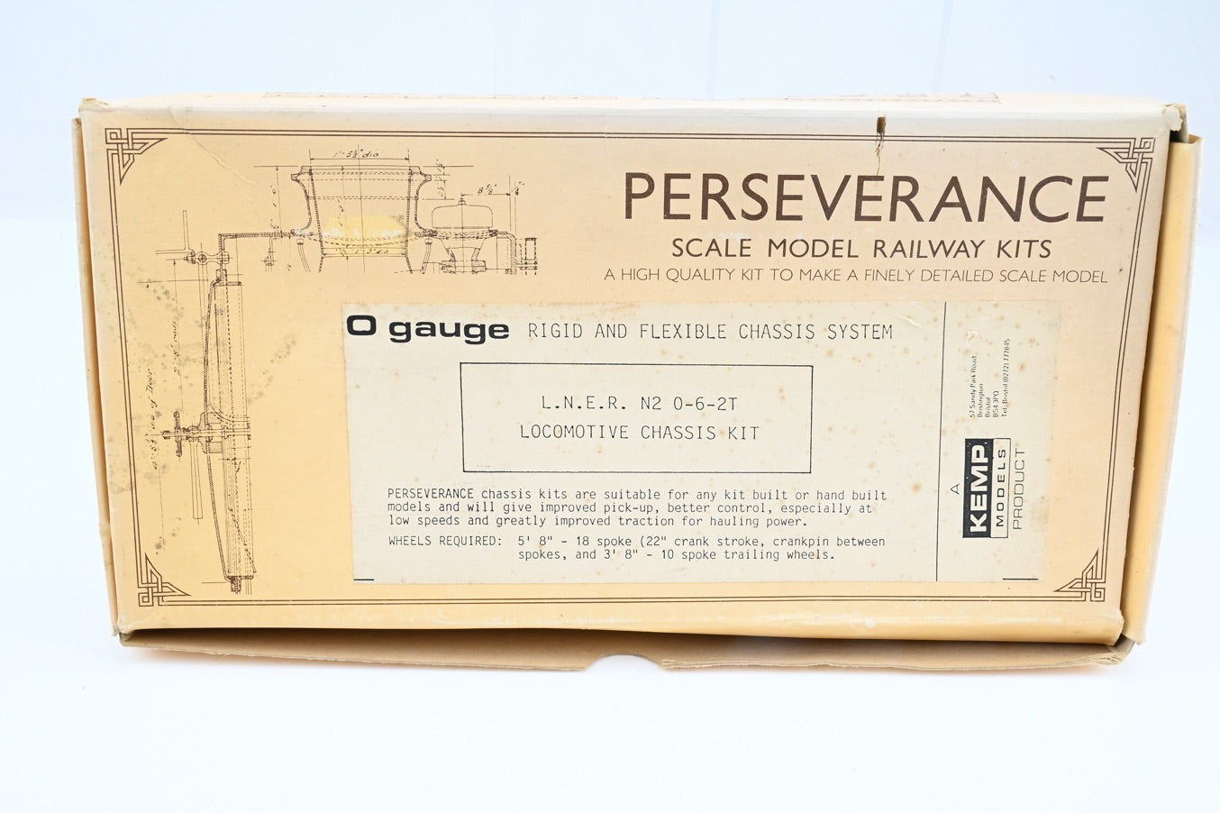 Perseverance 7mm O gauge LNER Class N2 Chassis Kit