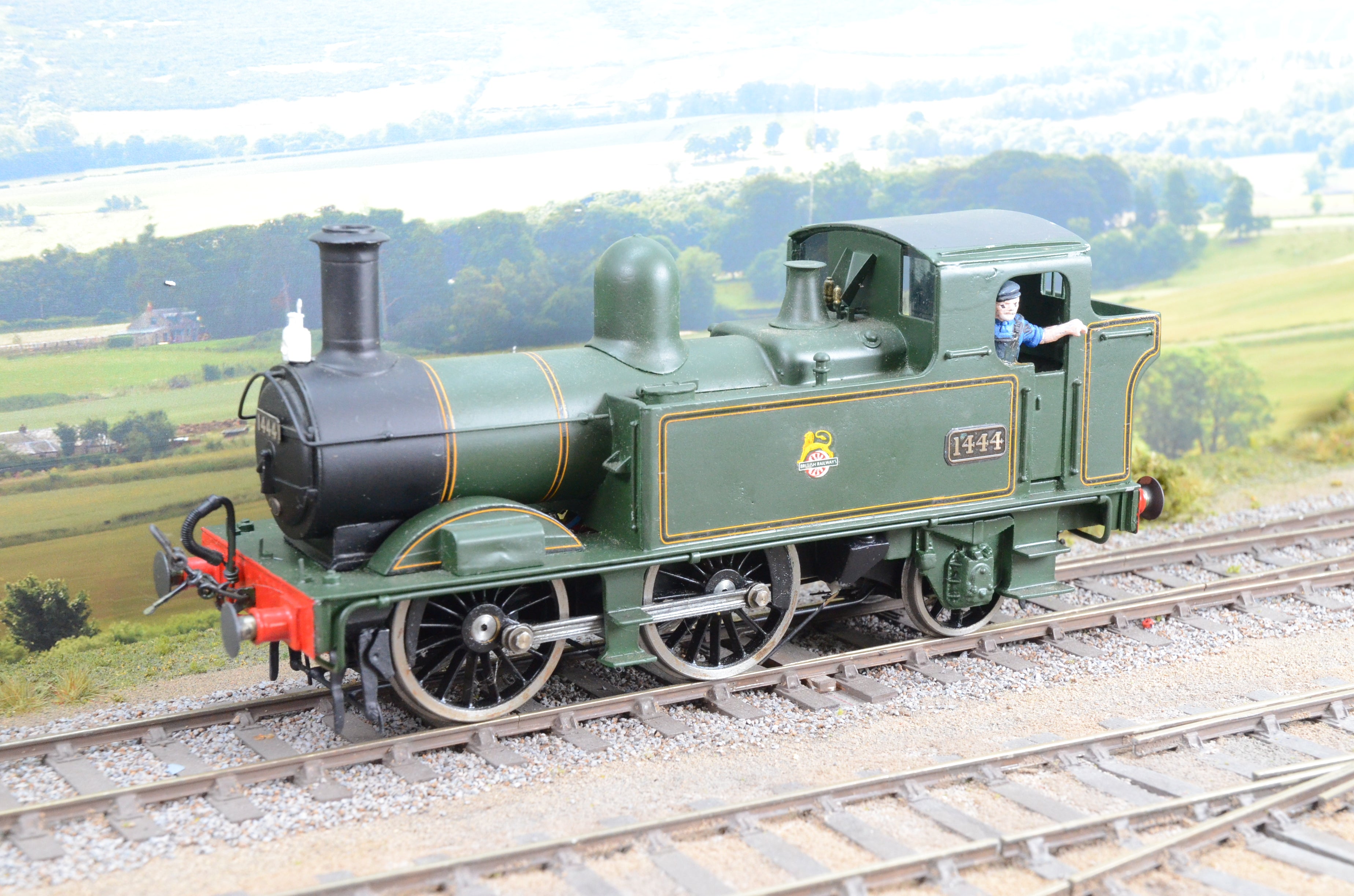 Kit Built 7mm O Gauge BR Green Early Emblem 0-4-2T Class 14xx/48xx No.