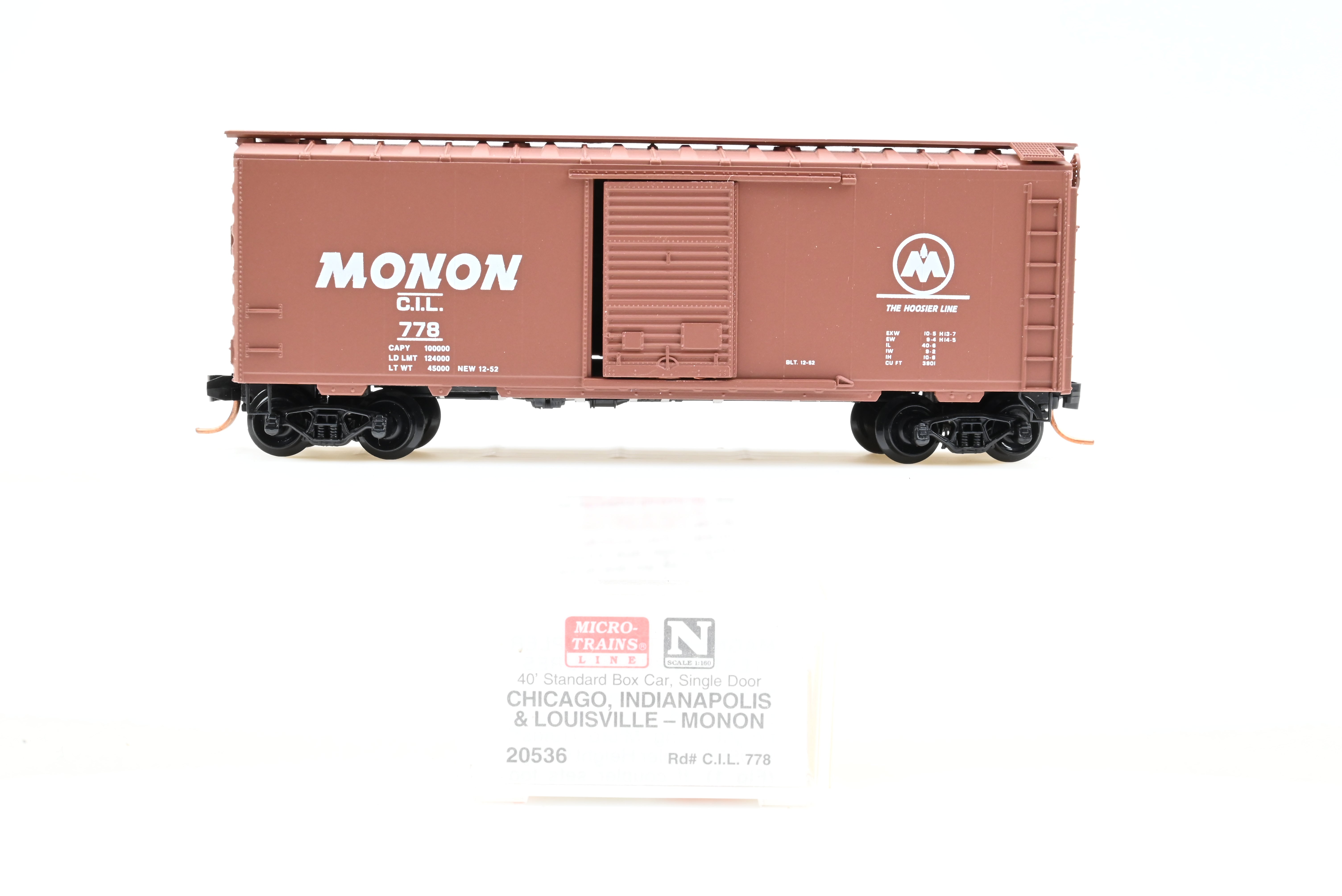Micro Trains N Gauge 20536 Chicago, Indianapolis & Louisville-Monon 40